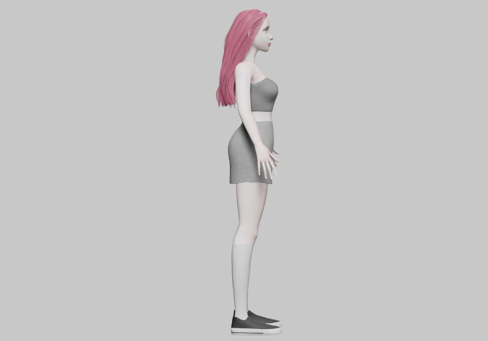 Basic Standard Woman V28250 - 3D Model by nickianimations