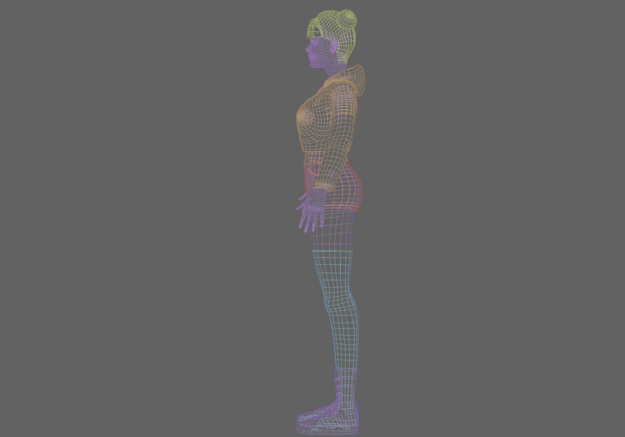 Basic Standard Woman V30687 - 3D Model by nickianimations