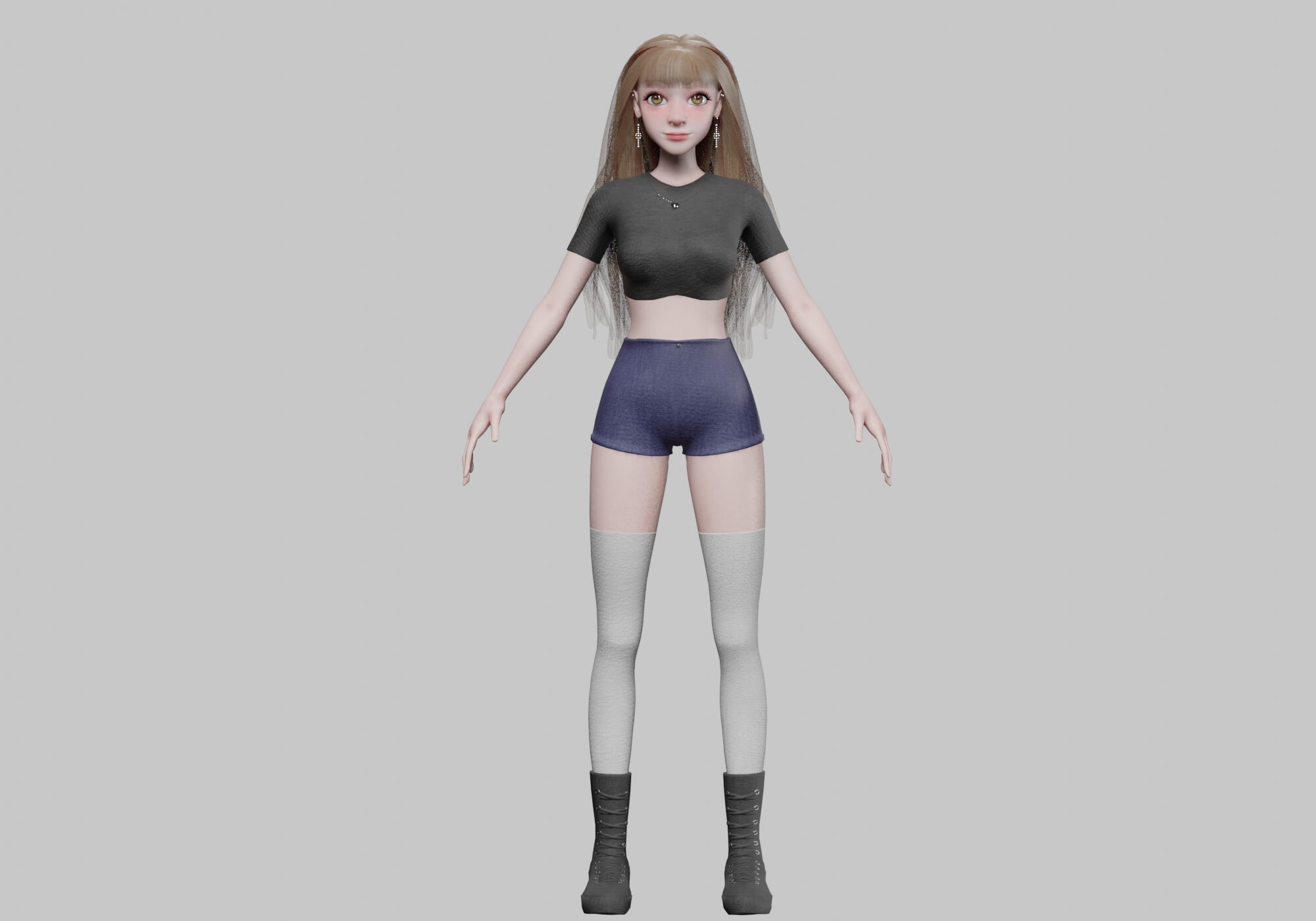 Basic Standard Woman V37618 - 3D Model by nickianimations