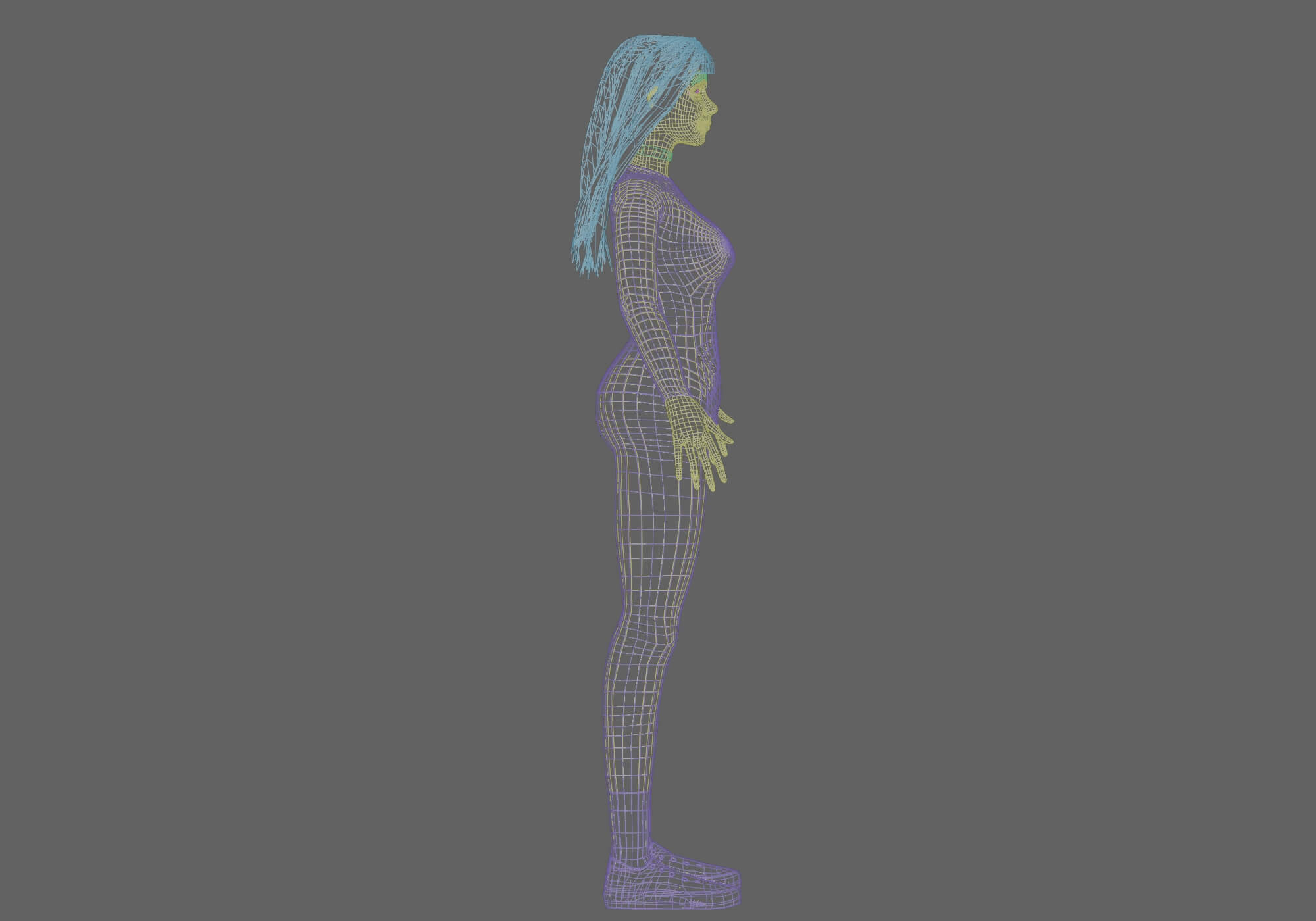 Basic Standard Woman V47850 - 3D Model by nickianimations