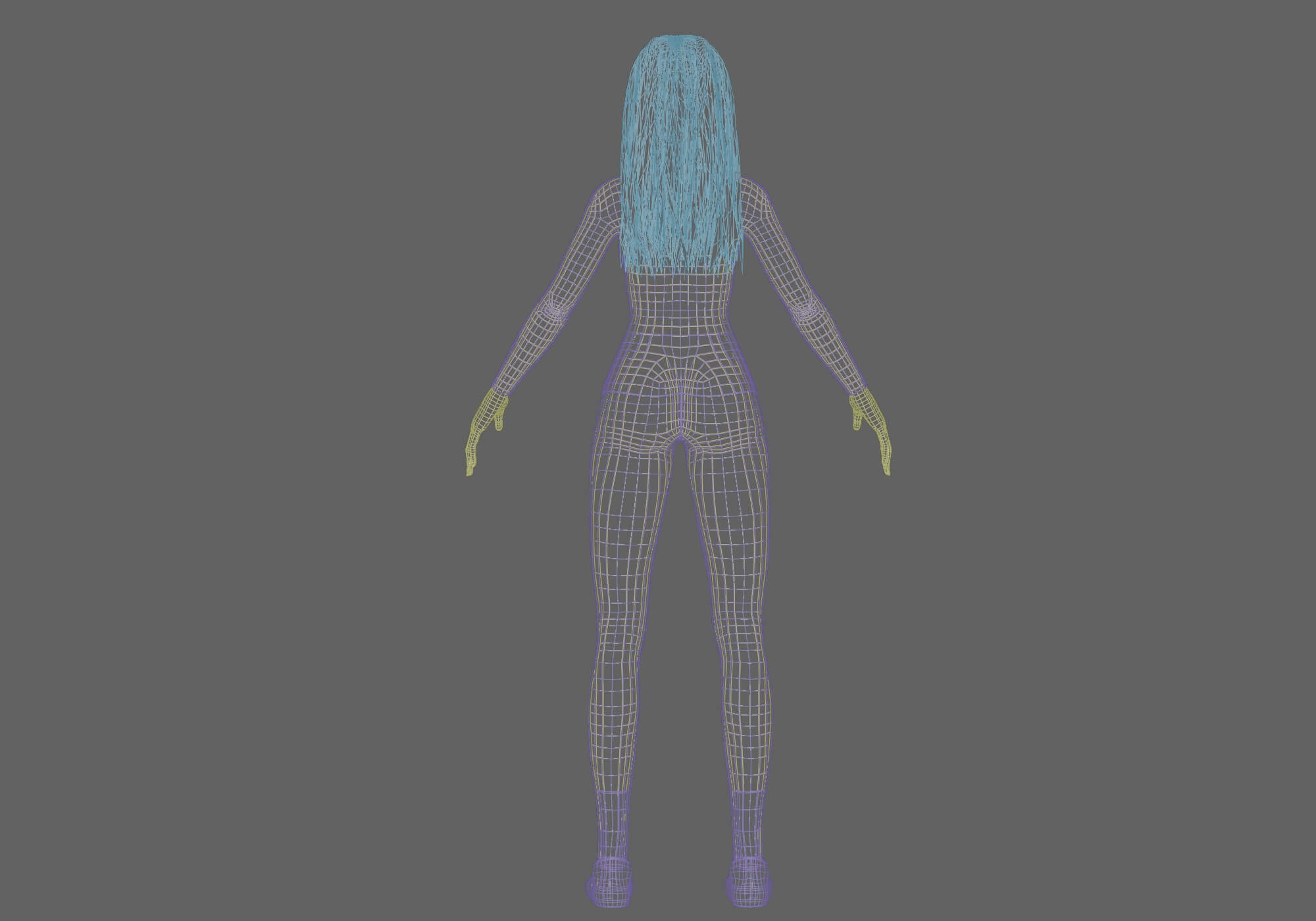 Basic Standard Woman V47850 - 3D Model by nickianimations