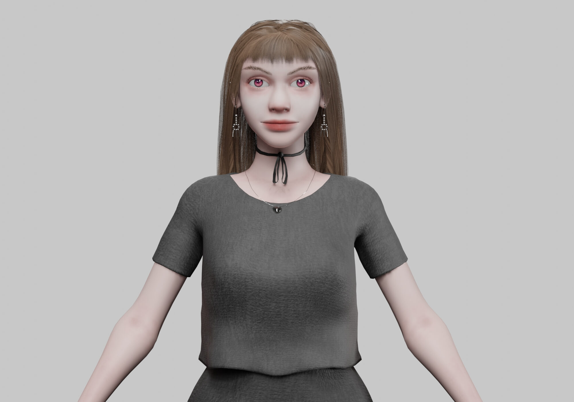 Basic Sweet Woman V32448 - 3D Model by nickianimations