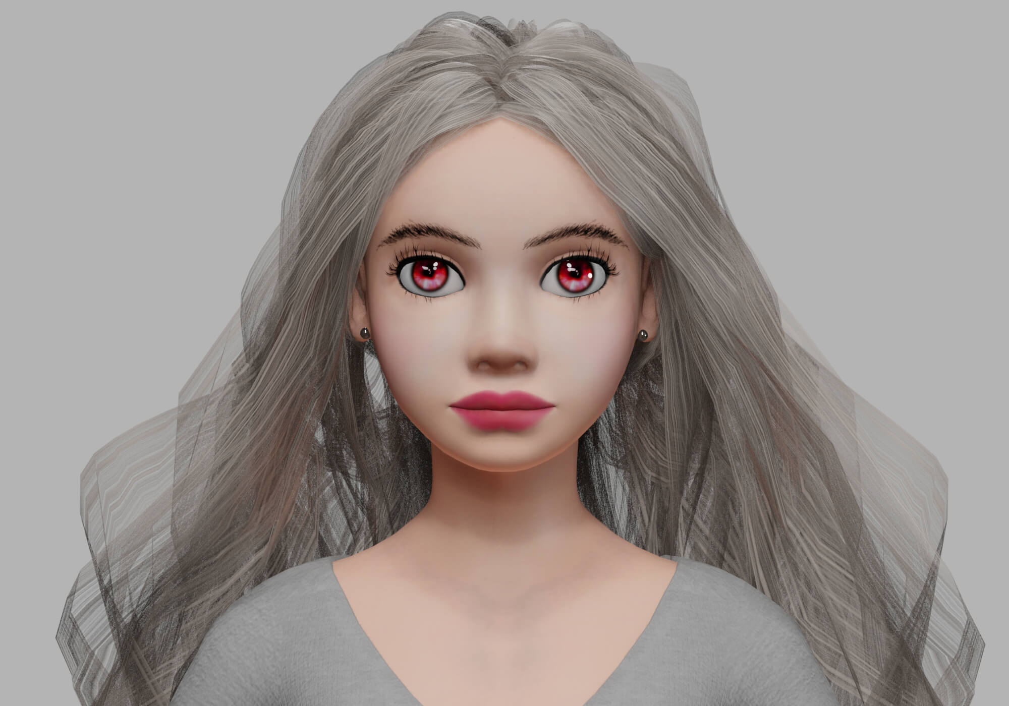Basic Young Woman V34153 - 3D Model by nickianimations