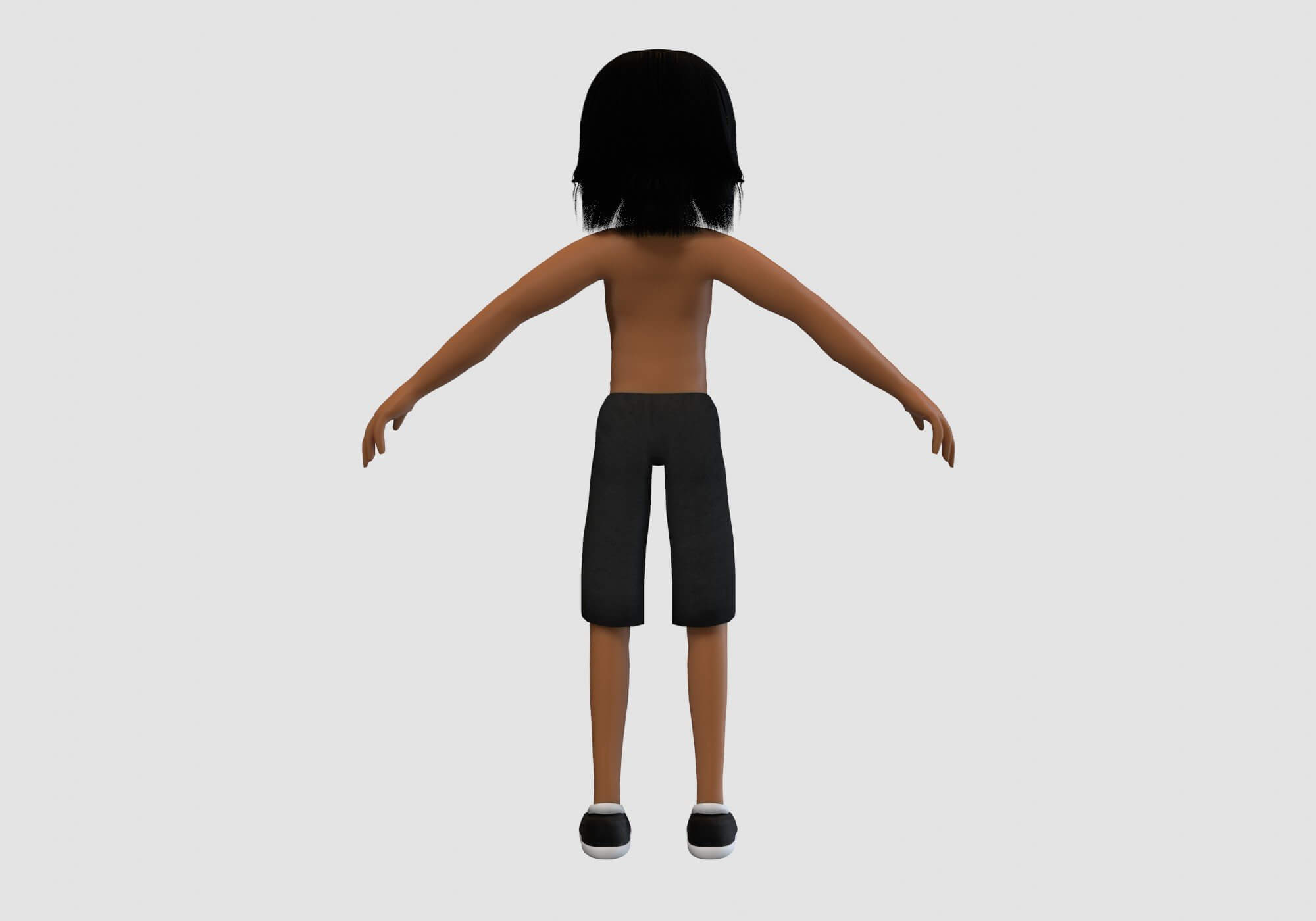 Beach Cartoon Boy - 3D Model by nickianimations