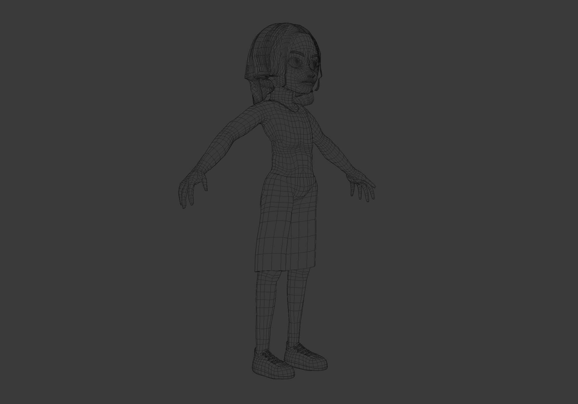 Beach Cartoon Boy - 3D Model by nickianimations