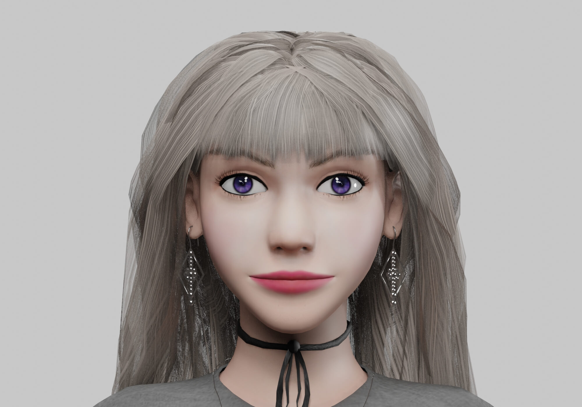 Beautiful Basic Woman V32497 - 3D Model by nickianimations