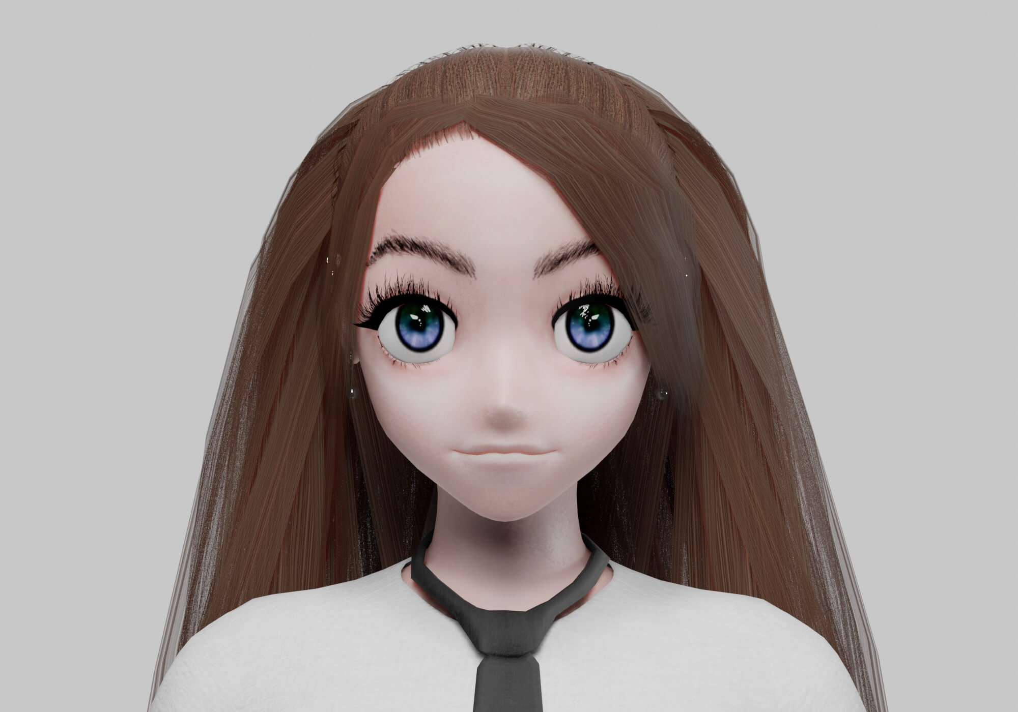 Beautiful Cute Girl V29034 - 3D Model by nickianimations
