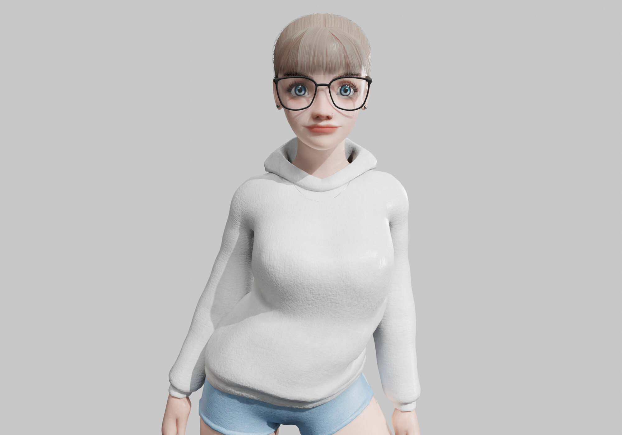 Beautiful Pretty Woman V25329 - 3D Model by nickianimations