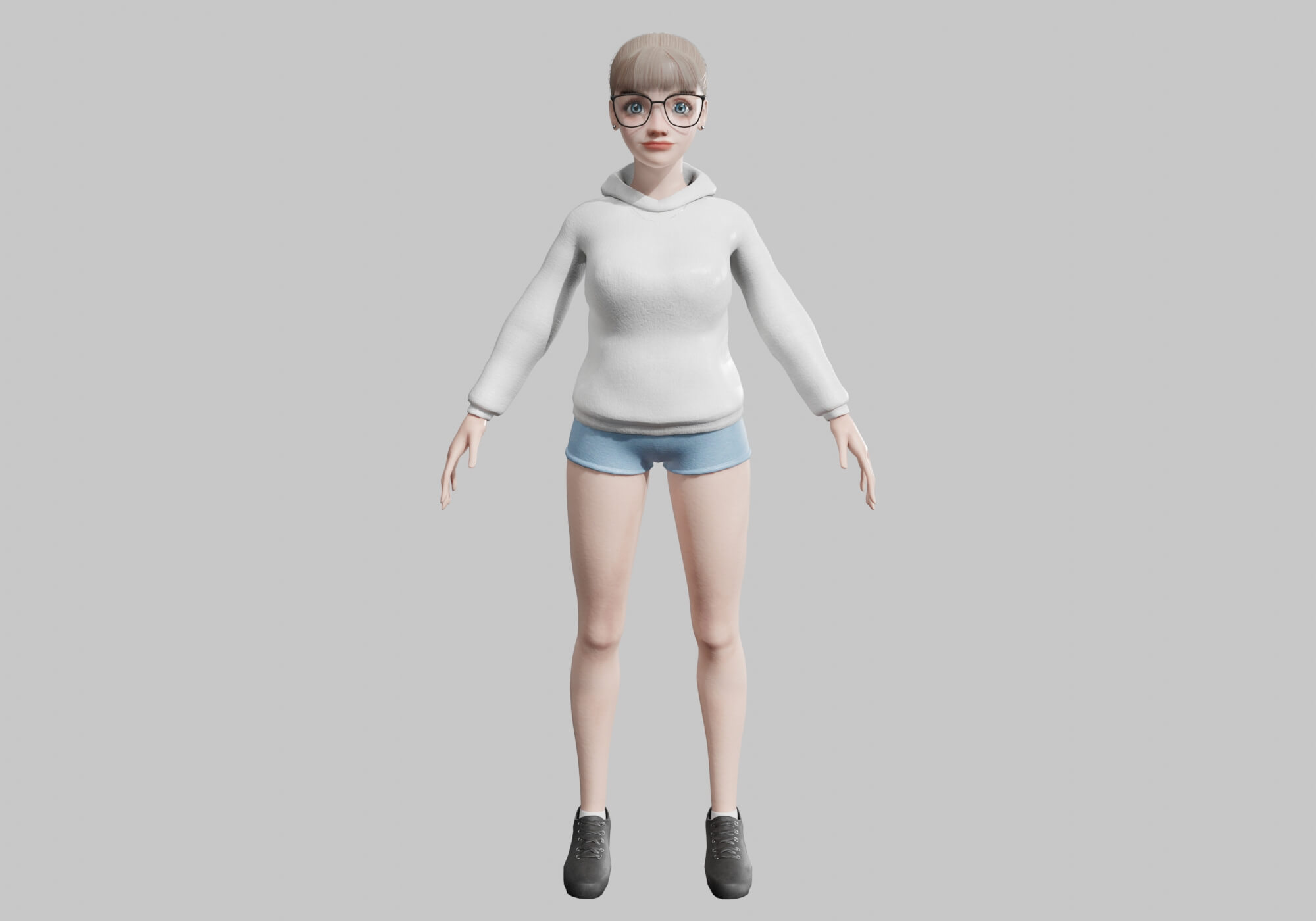 Beautiful Pretty Woman V25329 - 3D Model by nickianimations