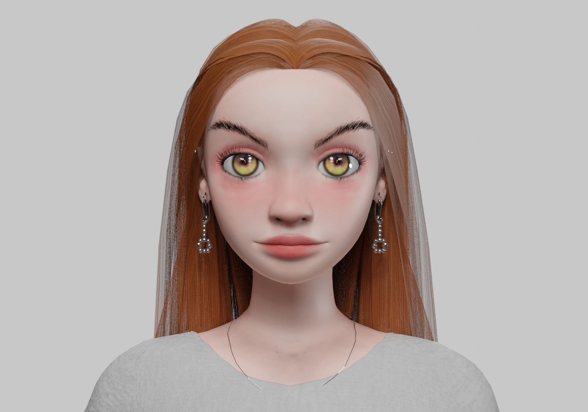 Beautiful Young Girl V29194 - 3D Model by nickianimations