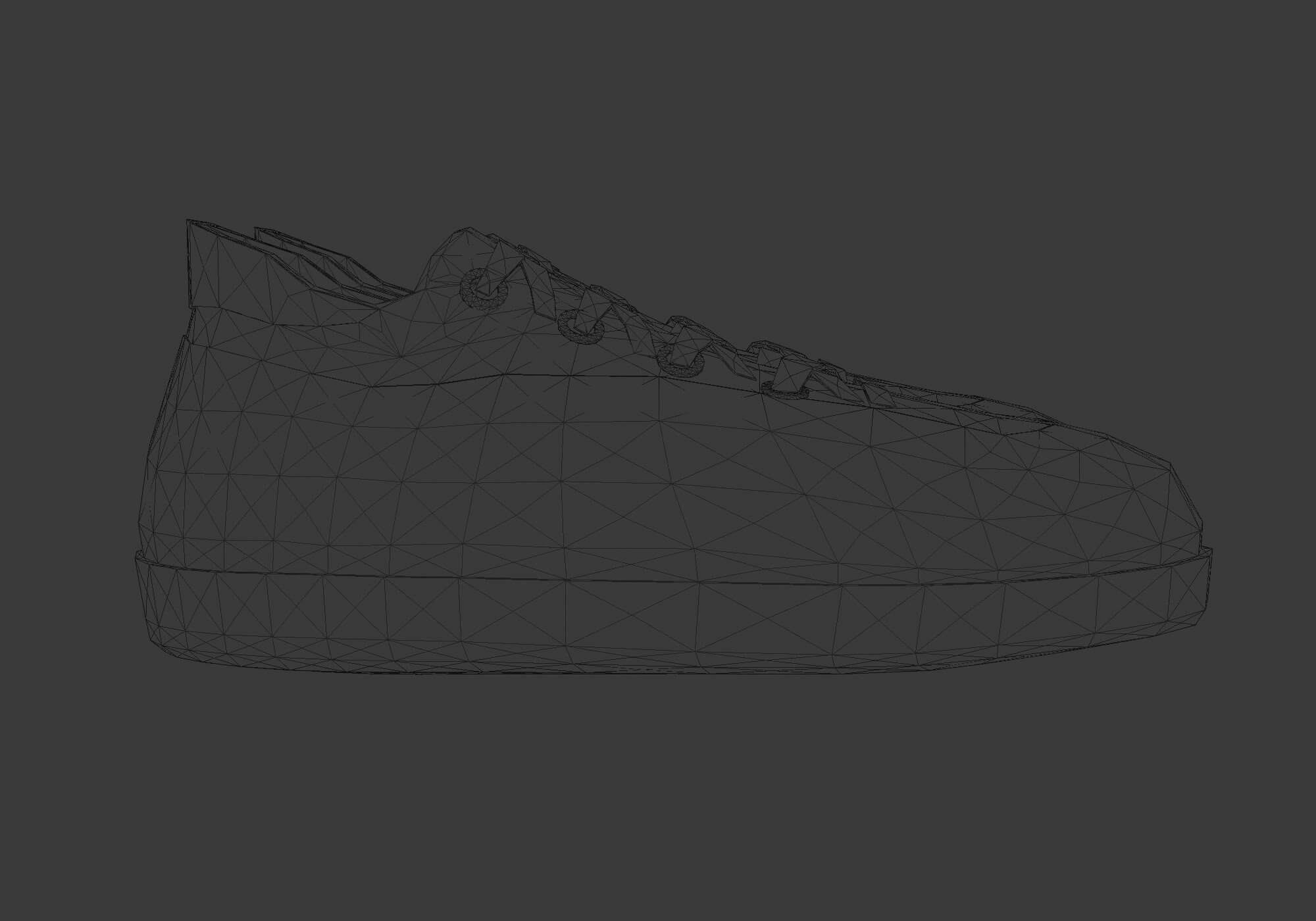 Black Basic Shoes - 3D Model by nickianimations