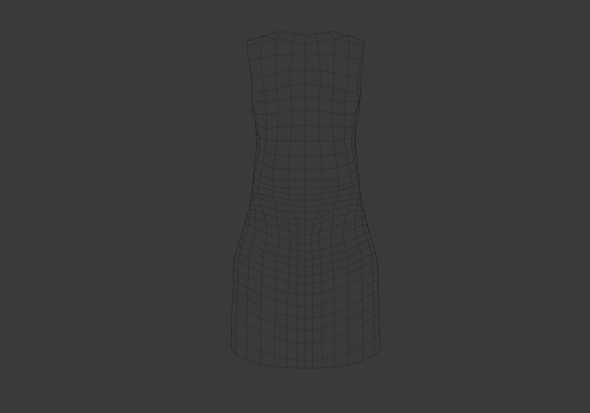 Black Short Dress - 3D Model by nickianimations
