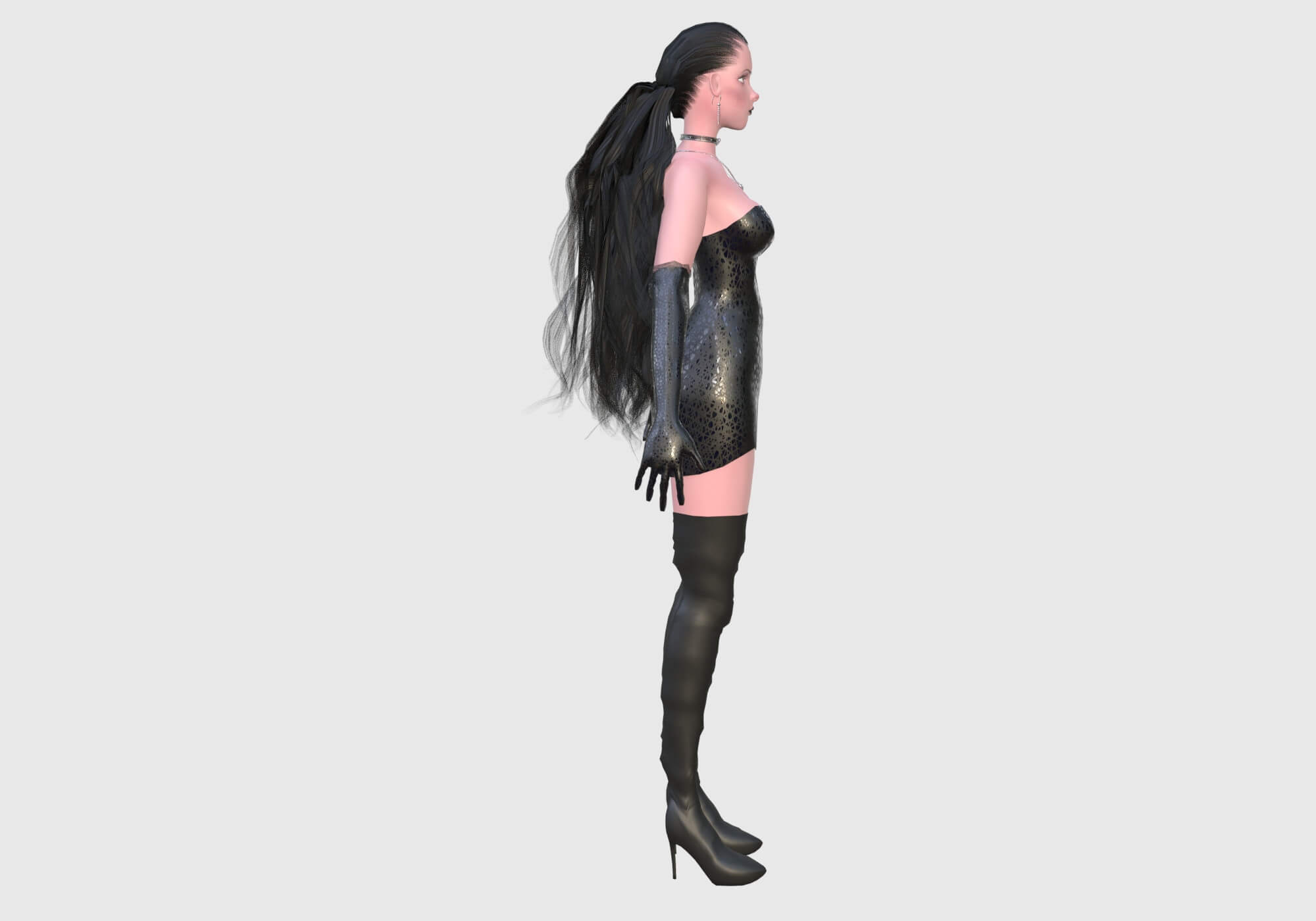 Stylized Woman v75507 - 3D Model by nickianimations