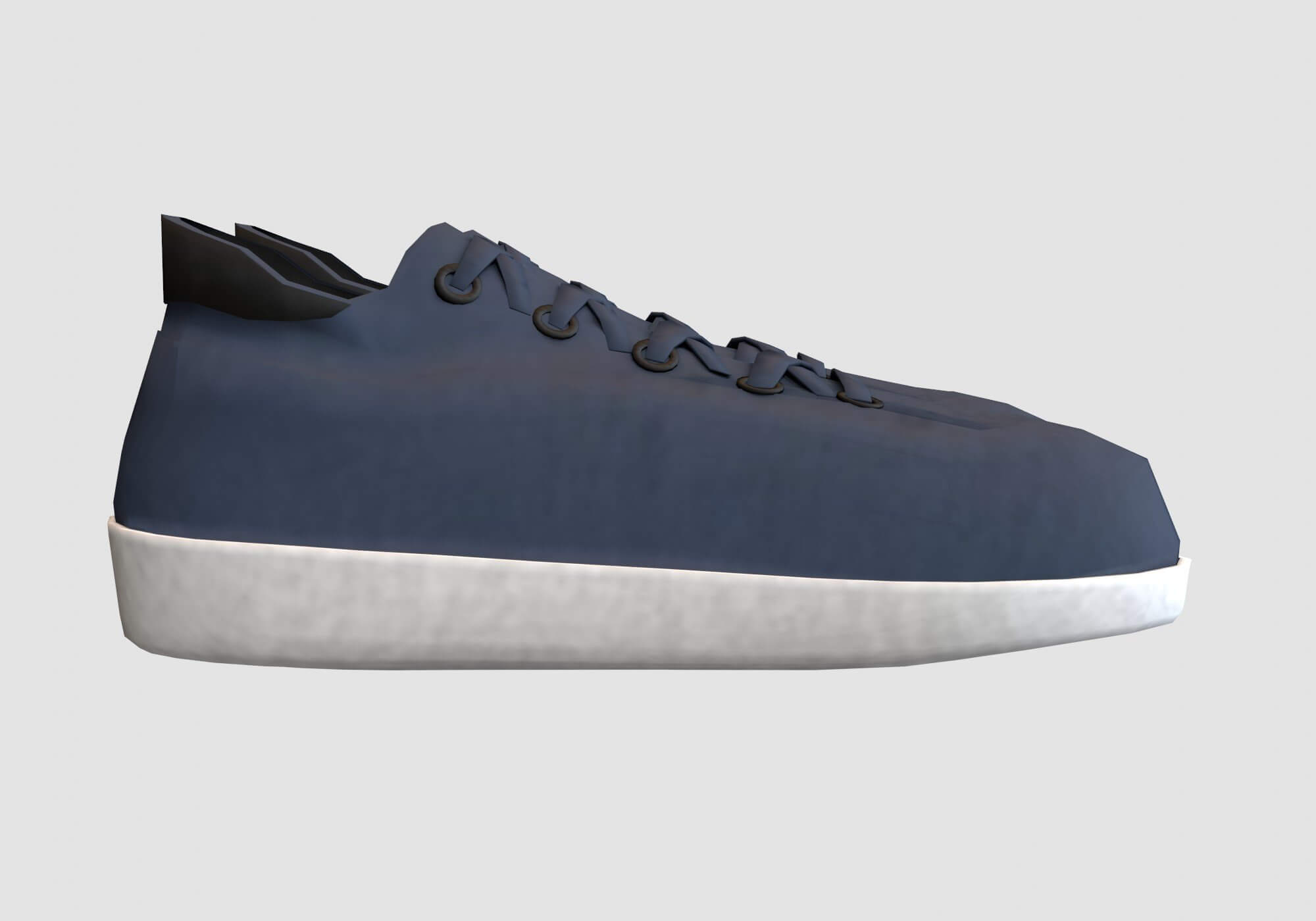 Blue Basic Shoes - 3D Model by nickianimations