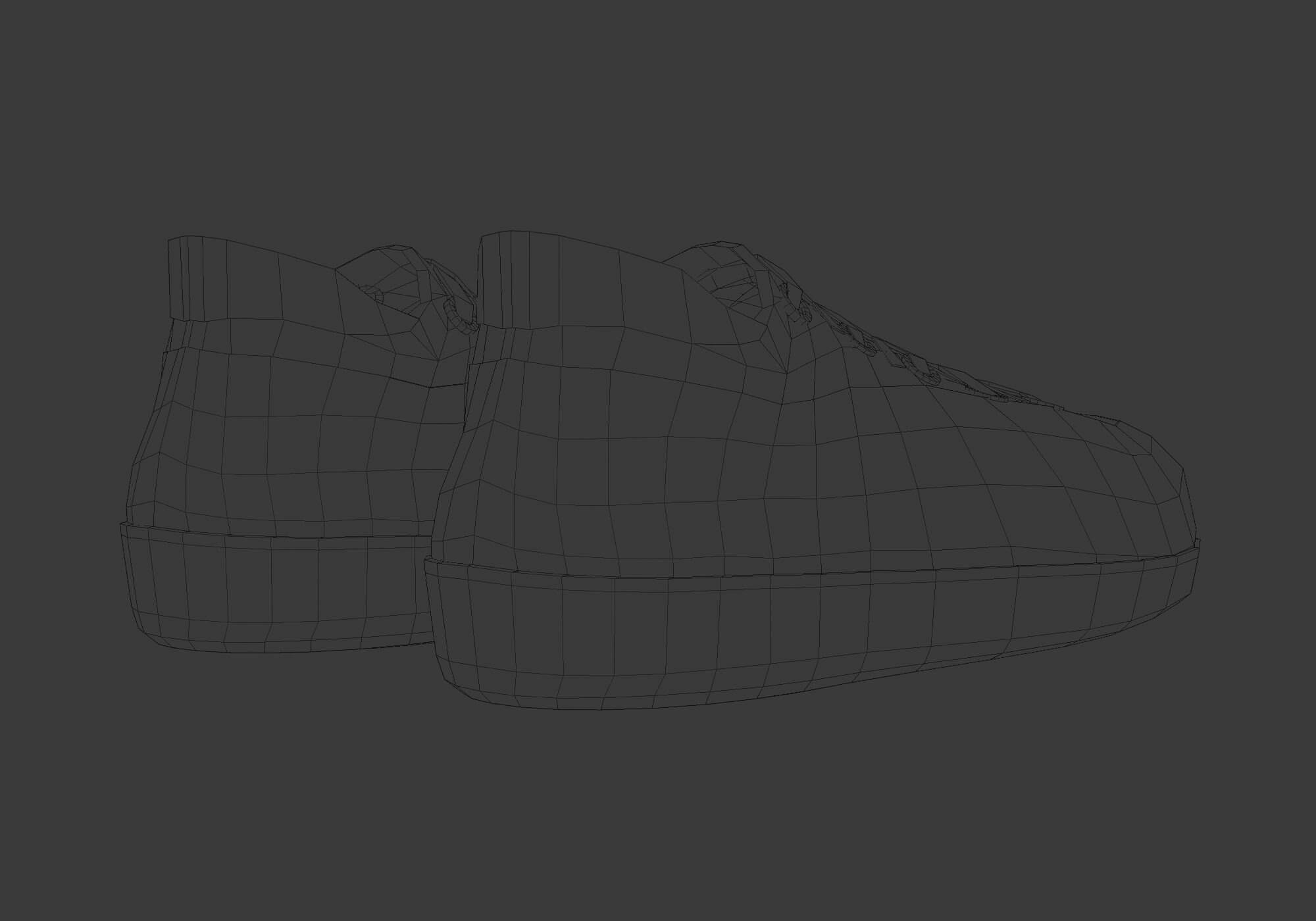 Blue Basic Shoes - 3D Model by nickianimations