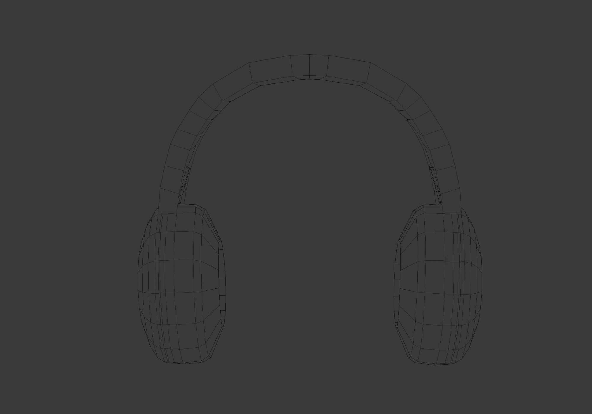 Blue Cartoon Headphones - 3D Model by nickianimations