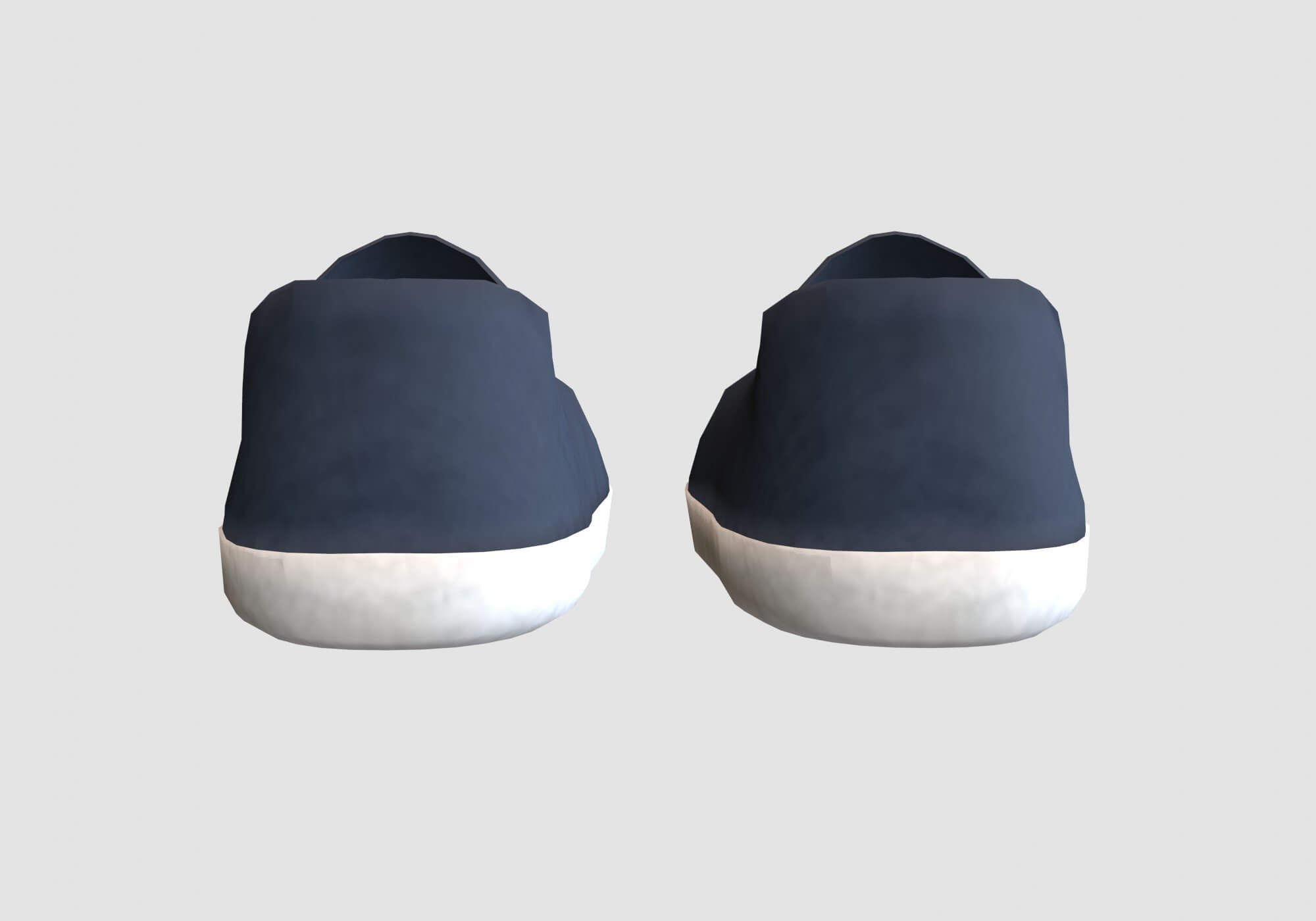 Blue Simple Shoes - 3D Model by nickianimations