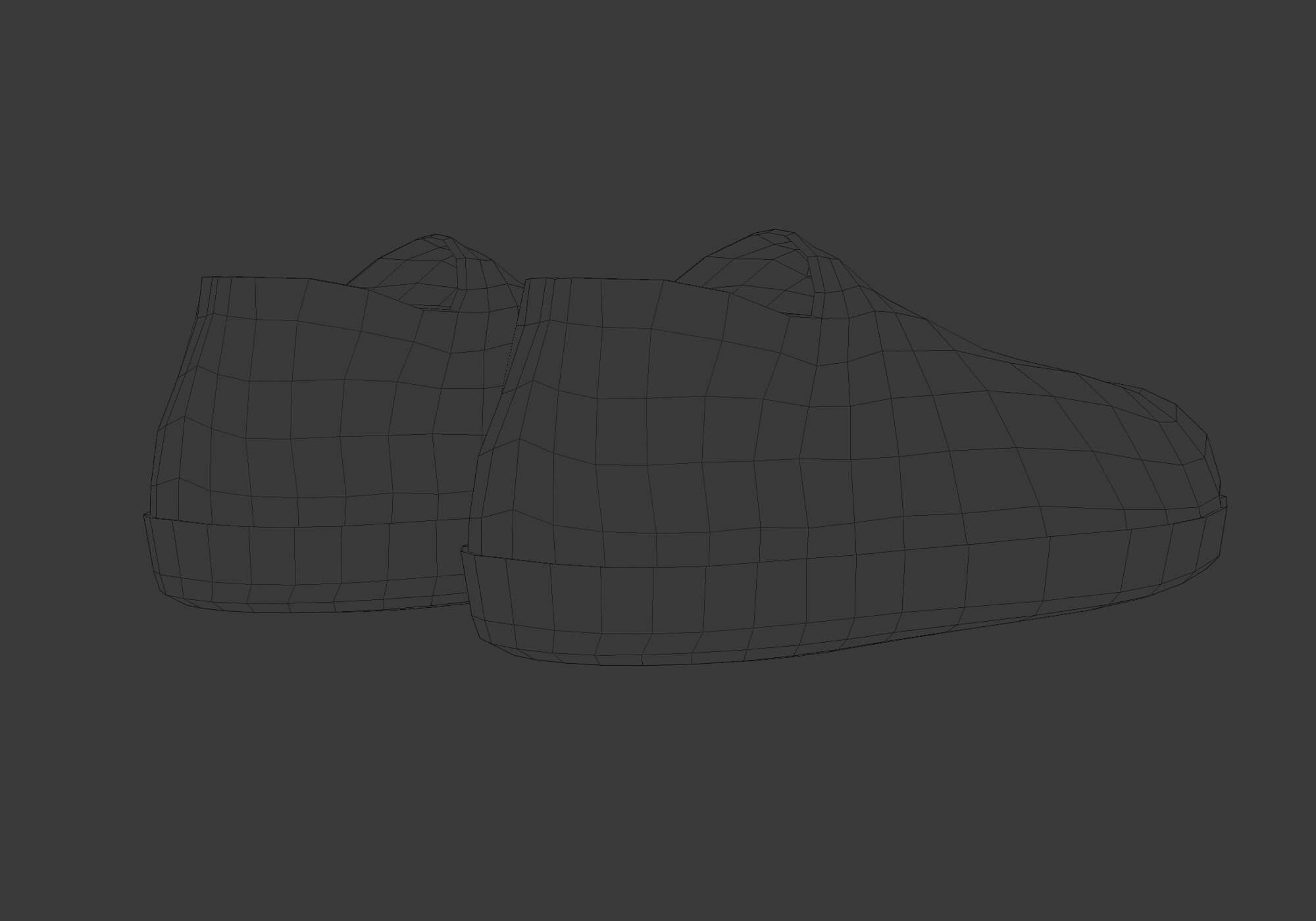 Blue Simple Shoes - 3D Model by nickianimations