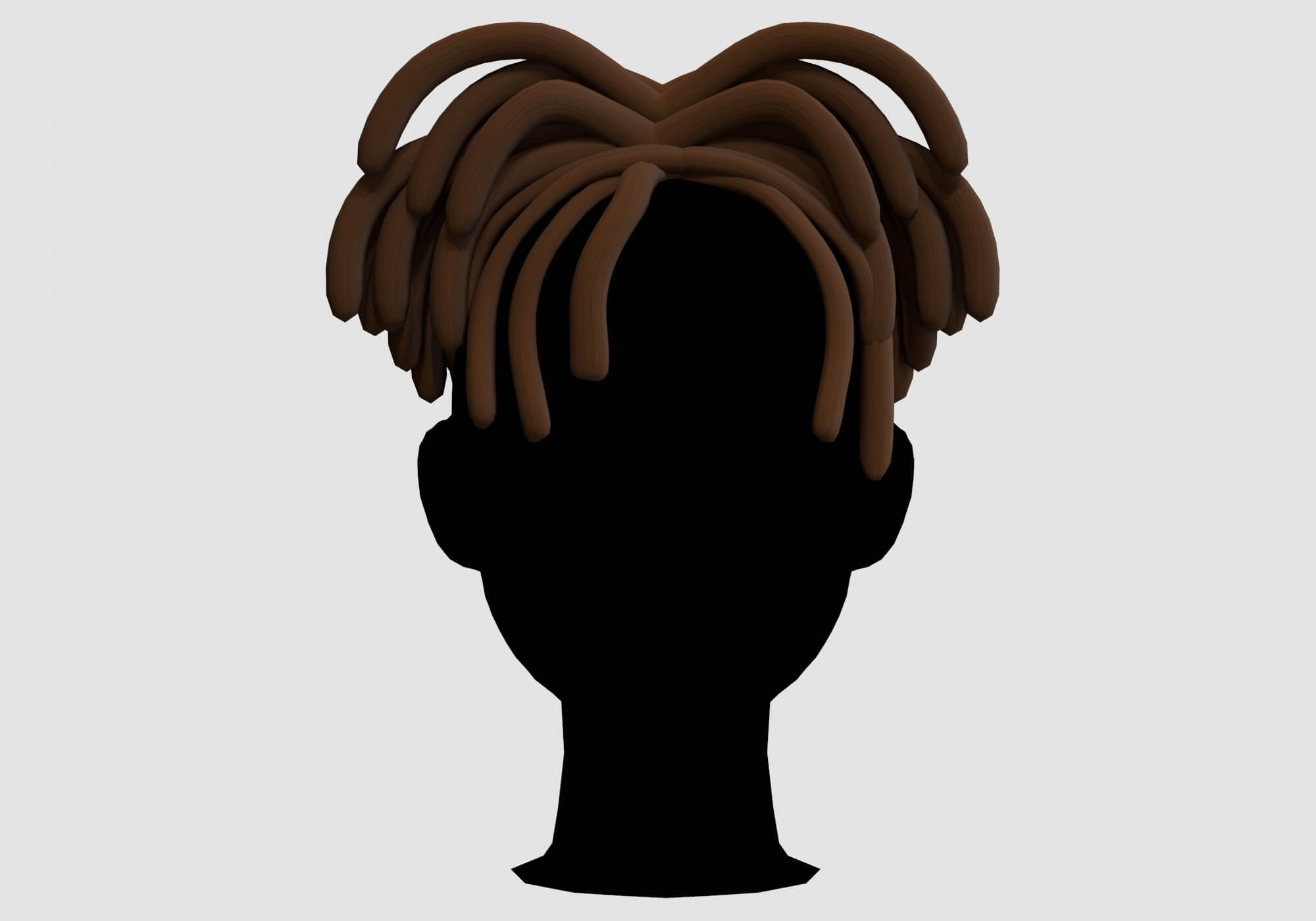 Braids Cartoon Hairstyle - 3D Model by nickianimations