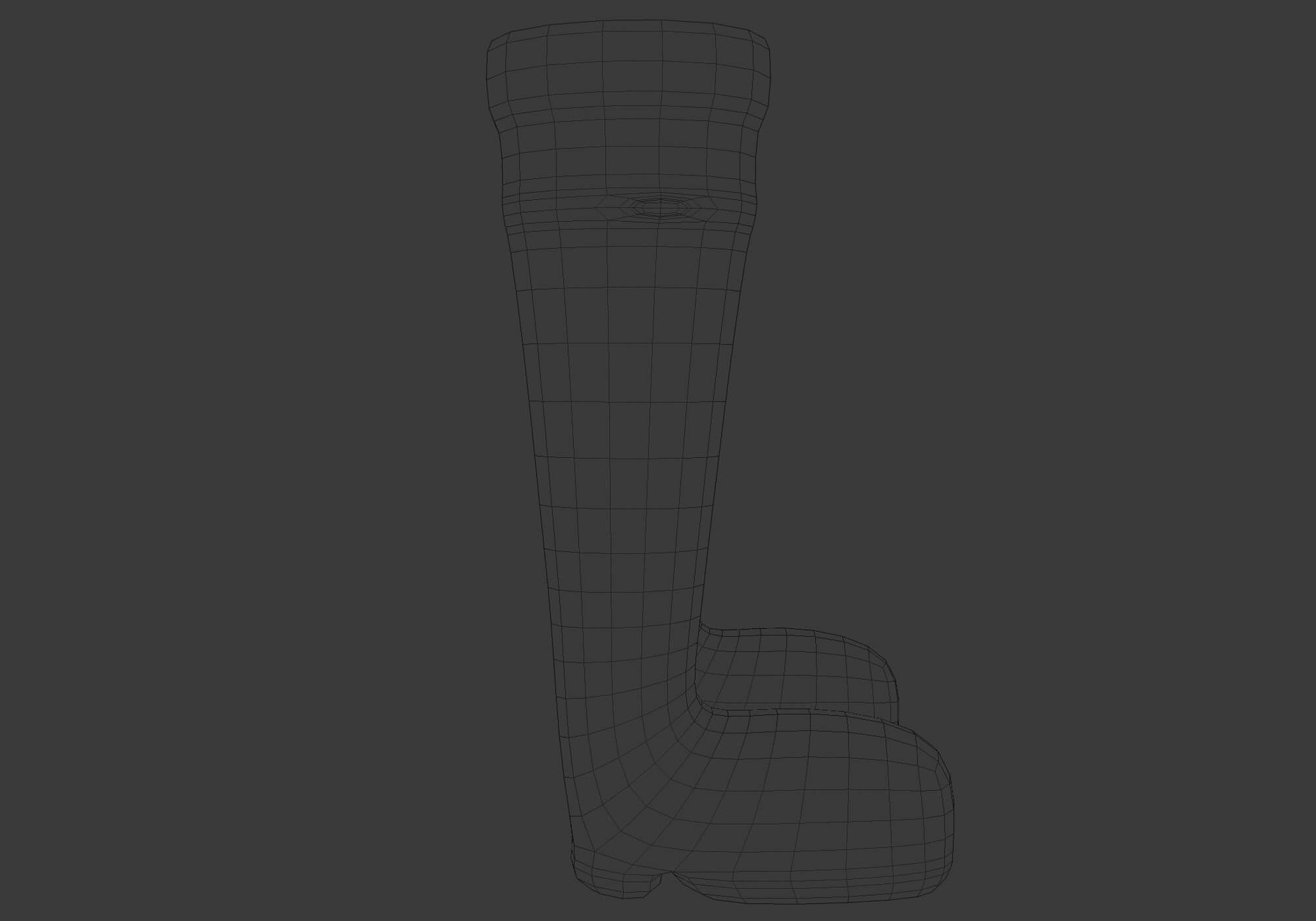 Brown Cartoon Boots - 3D Model by nickianimations