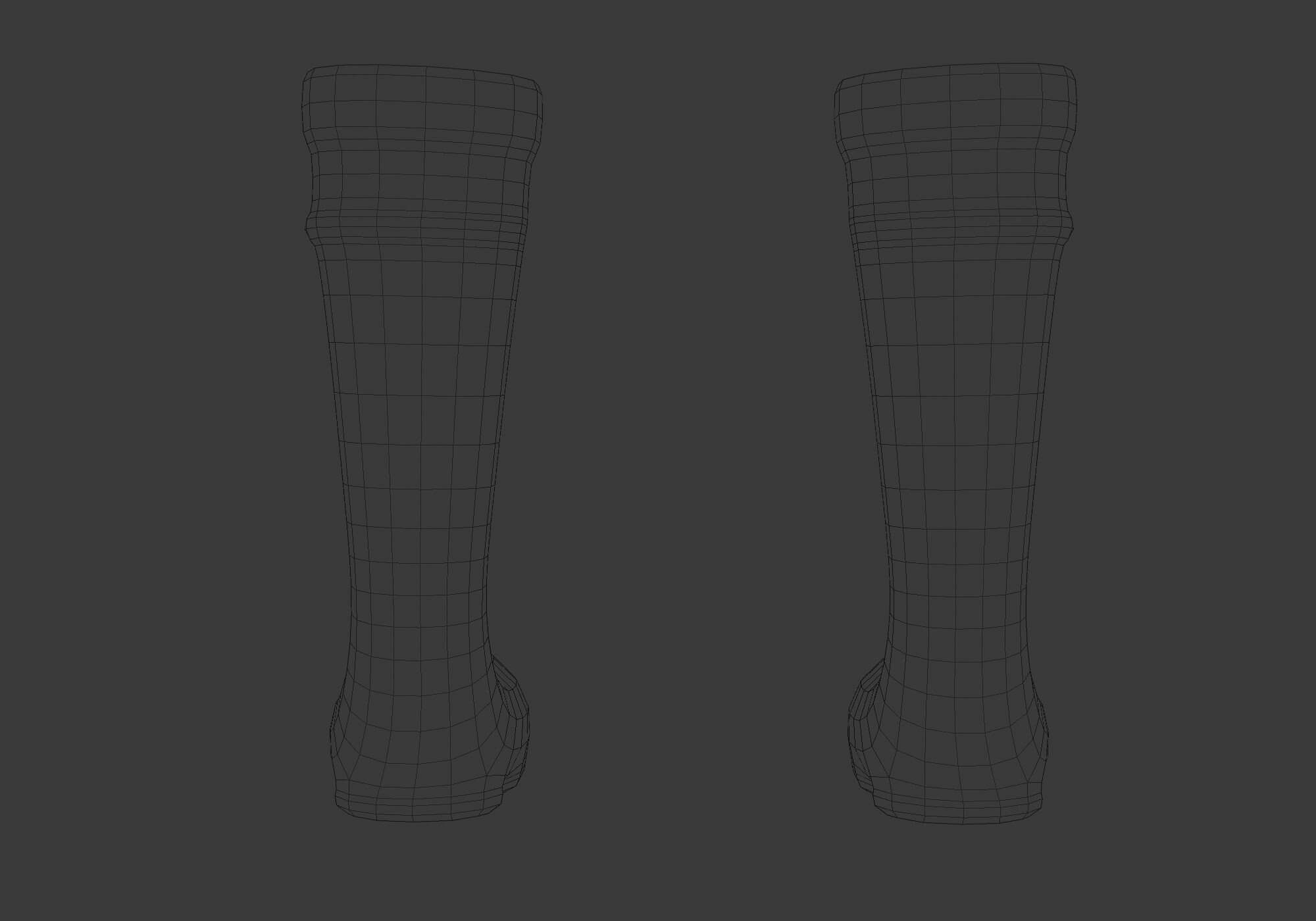 Brown Cartoon Boots - 3D Model by nickianimations