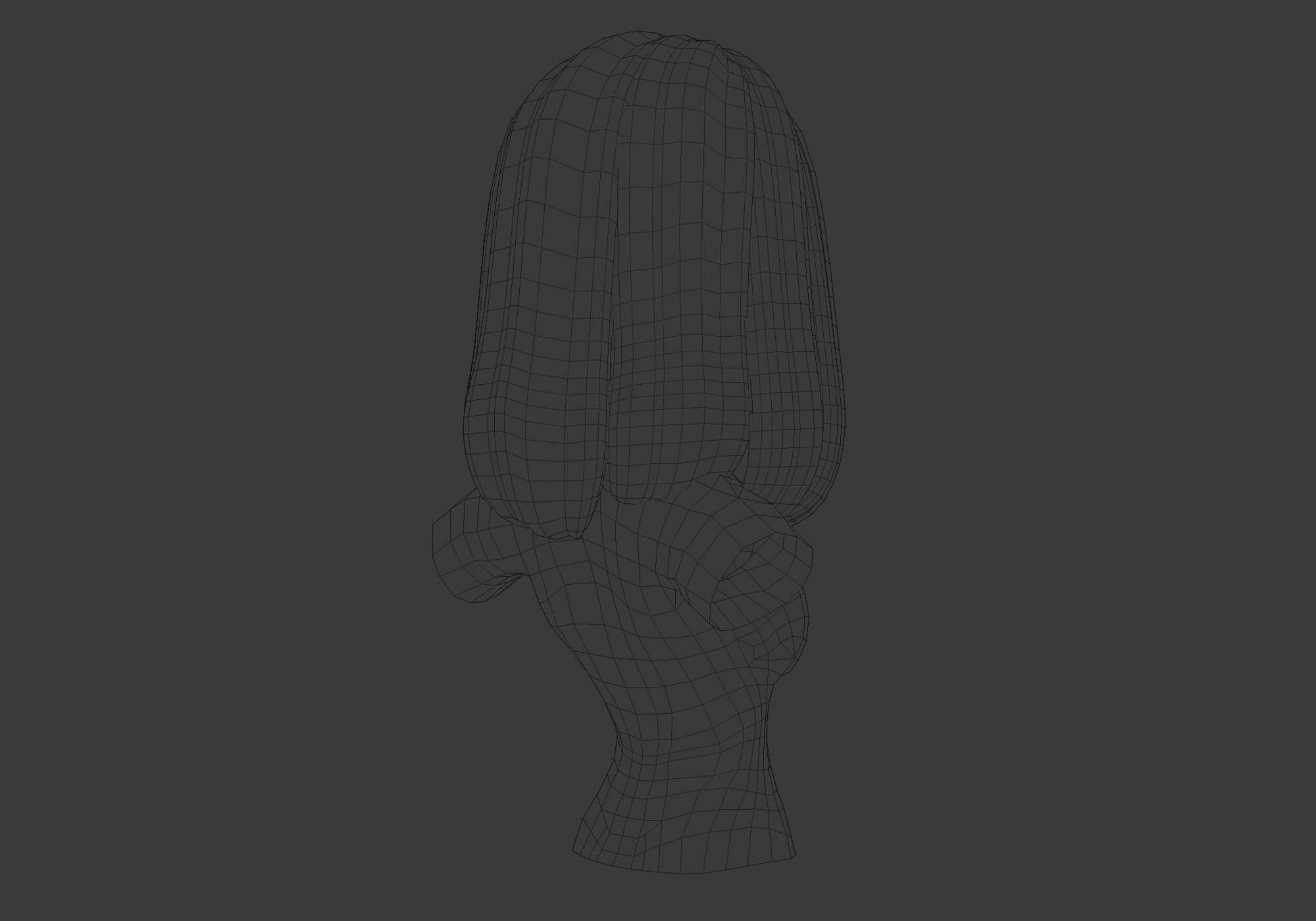 Cartoon Basic Hairstyle - 3D Model by nickianimations