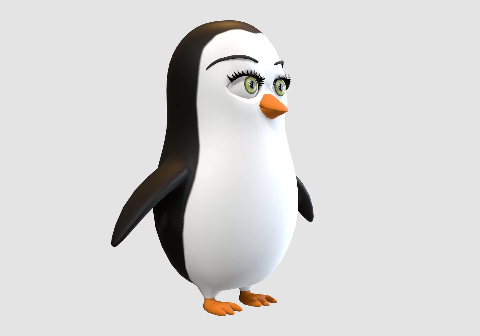 Penguin Girl Cartoon Images