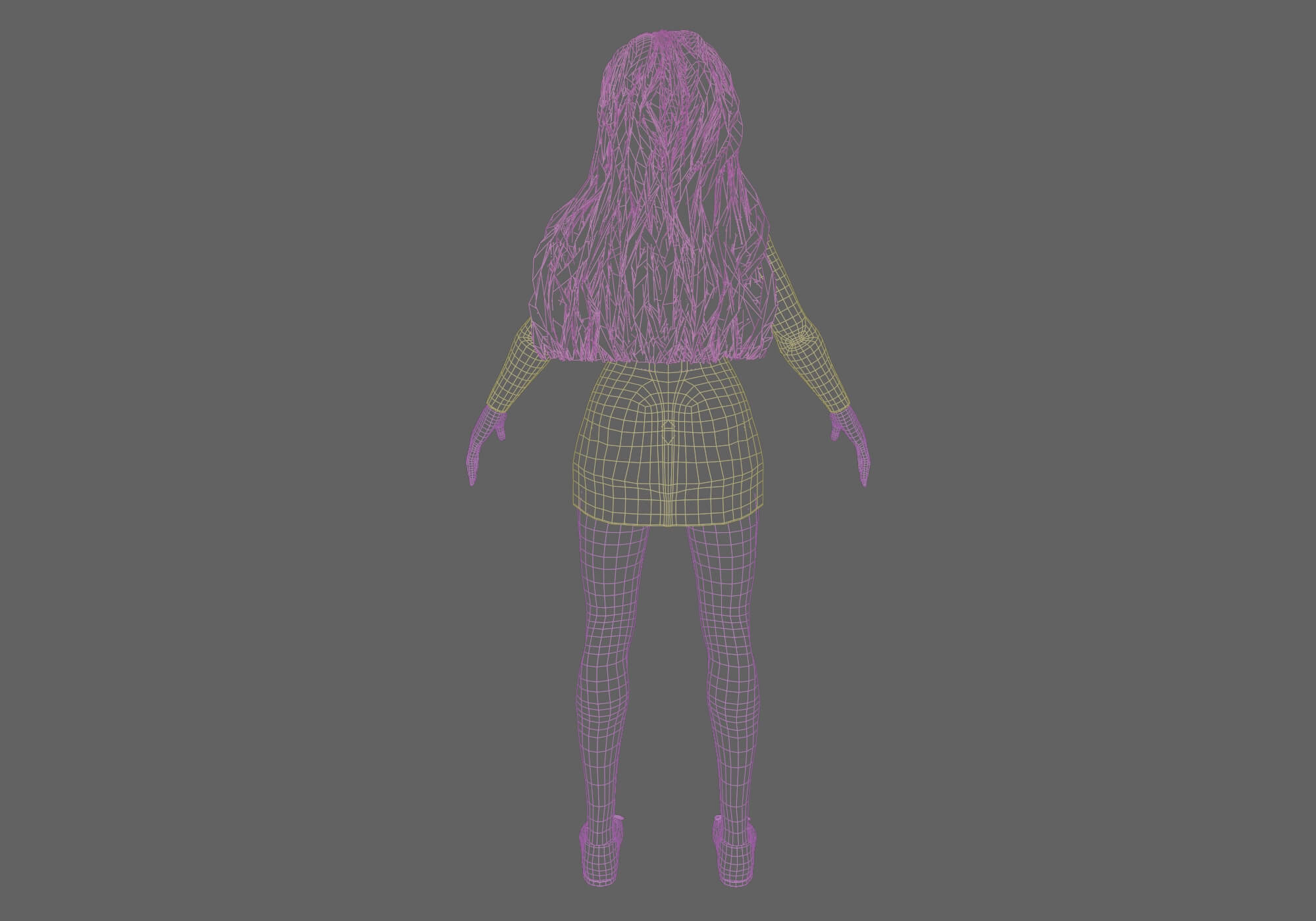 Cartoon Mysterious Woman V35383 - 3D Model by nickianimations