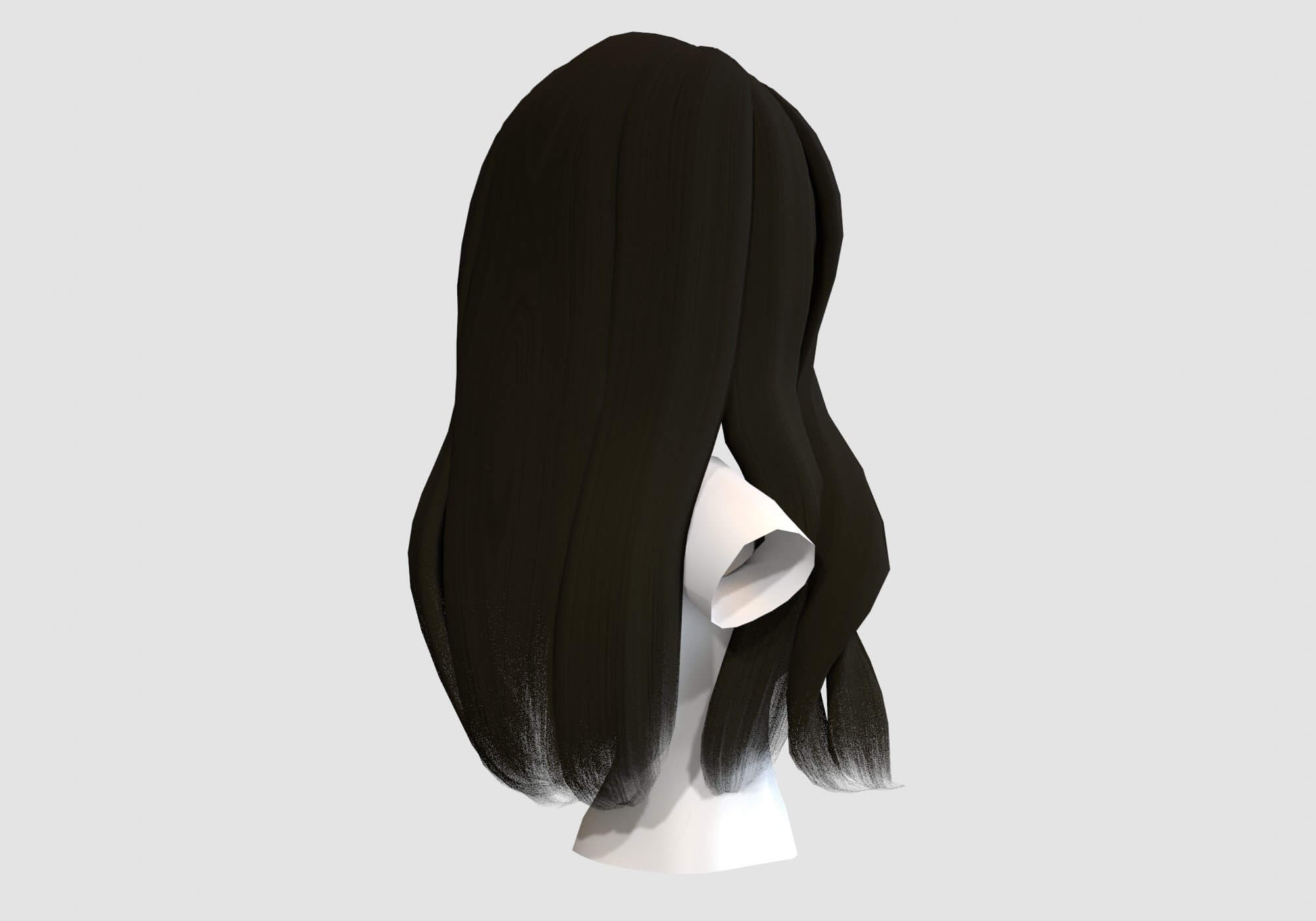 Cartoon Wavy Hairstyle - 3D Model by nickianimations