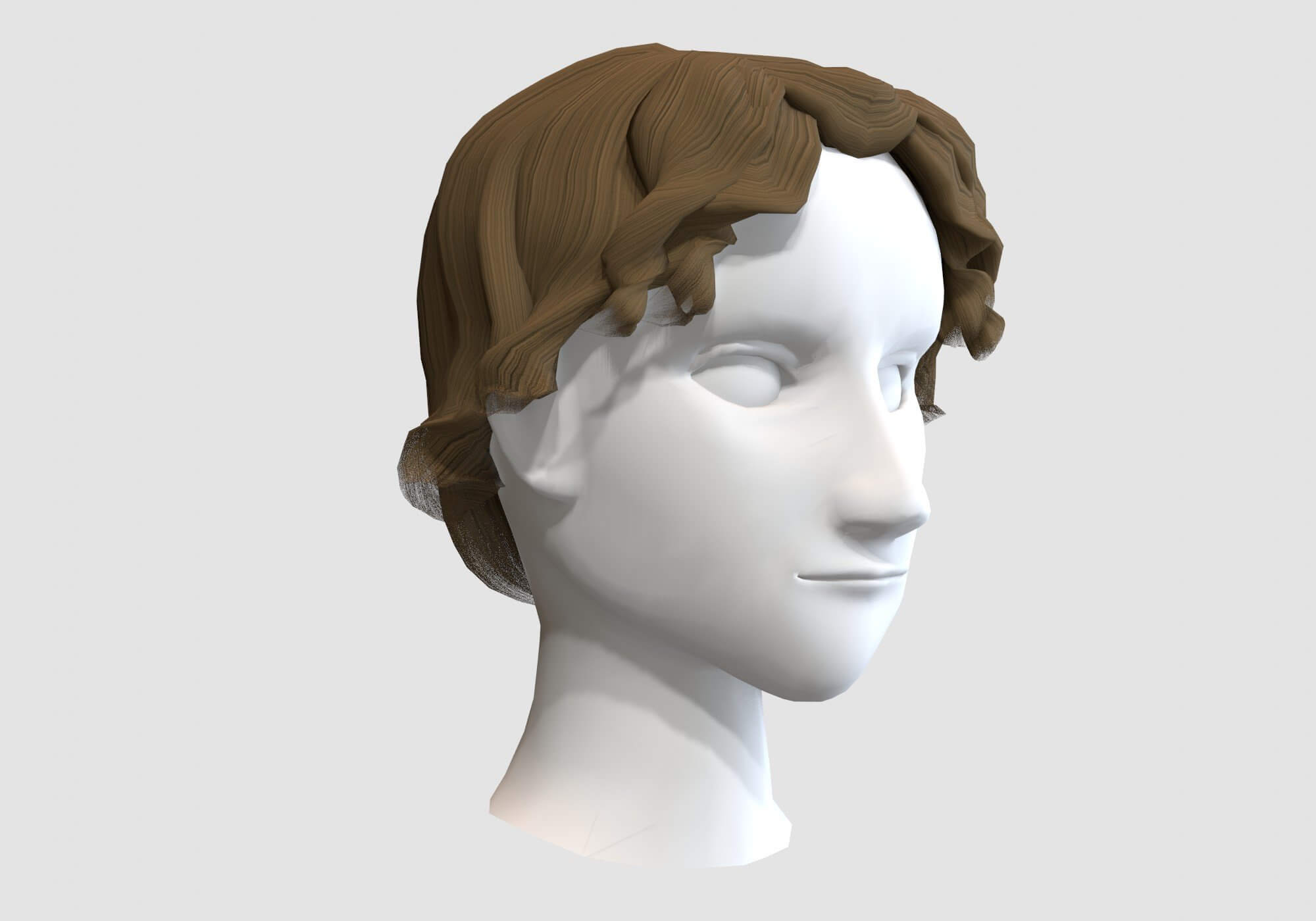 Cartoon Wavy Hairstyle - 3D Model by nickianimations