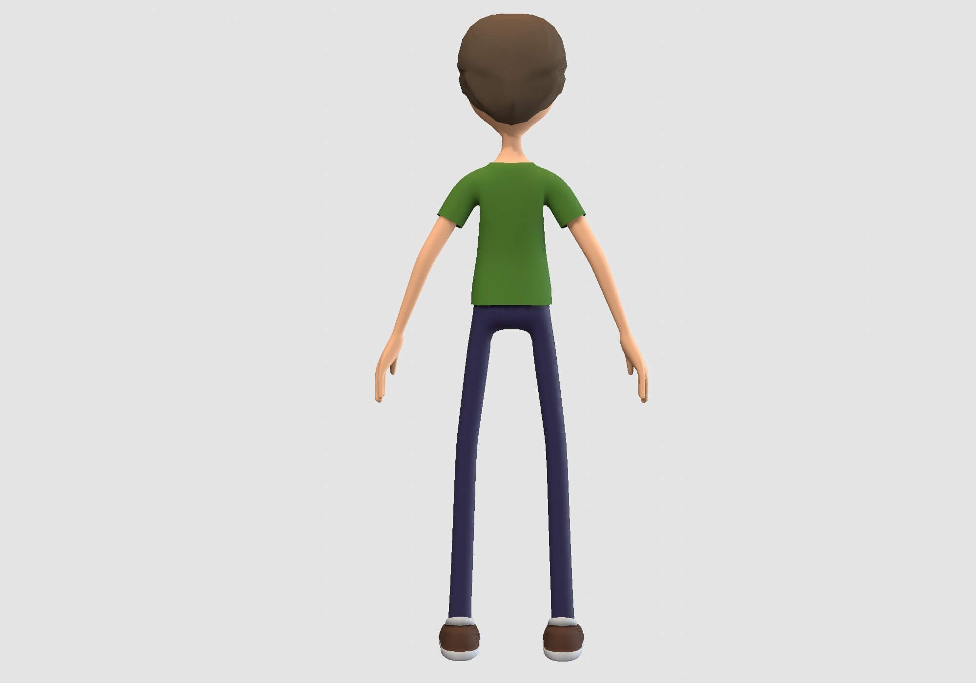 Casual Cartoon Man - 3D Model by nickianimations