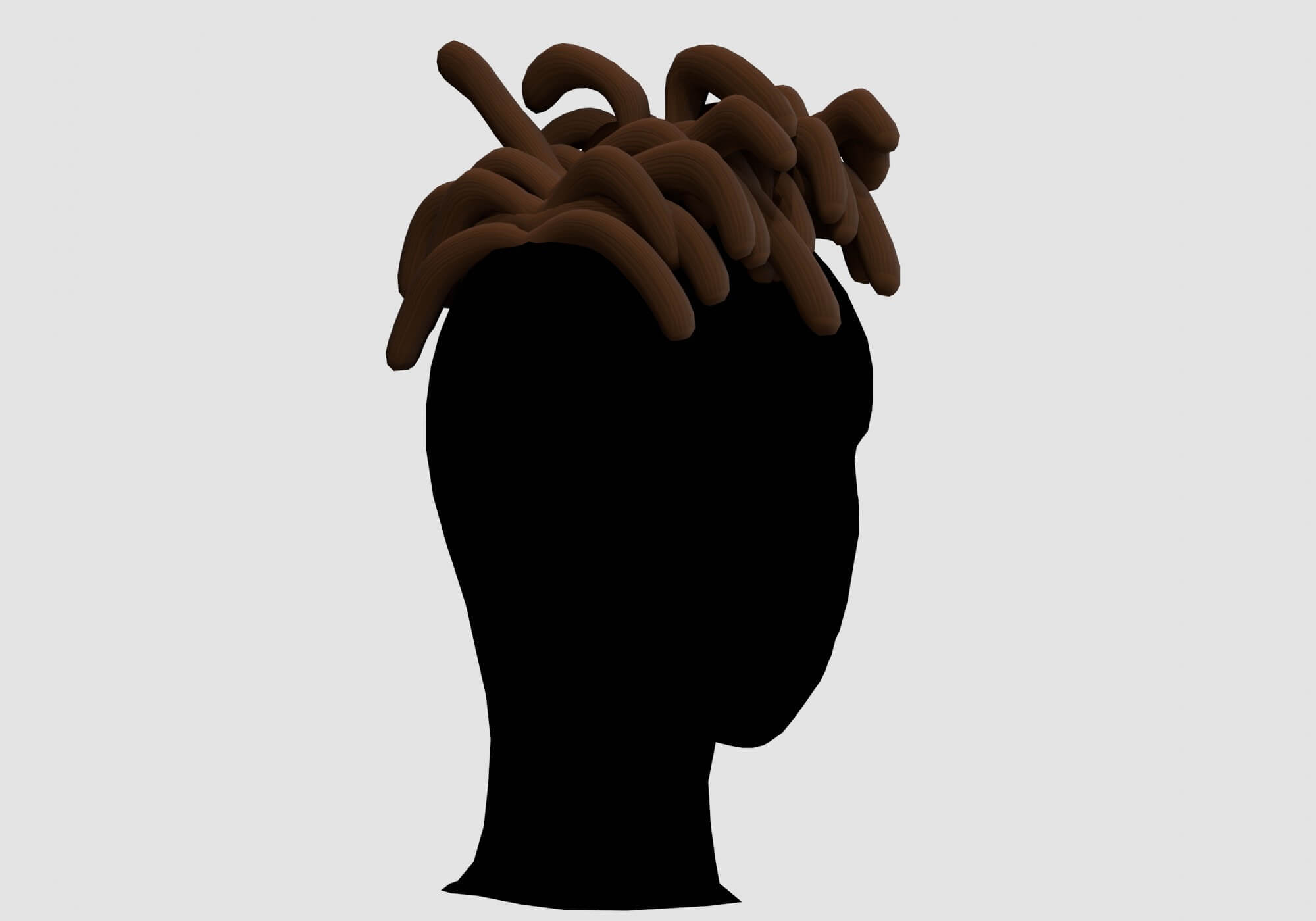 Chaotic Cartoon Hairstyle - 3D Model by nickianimations