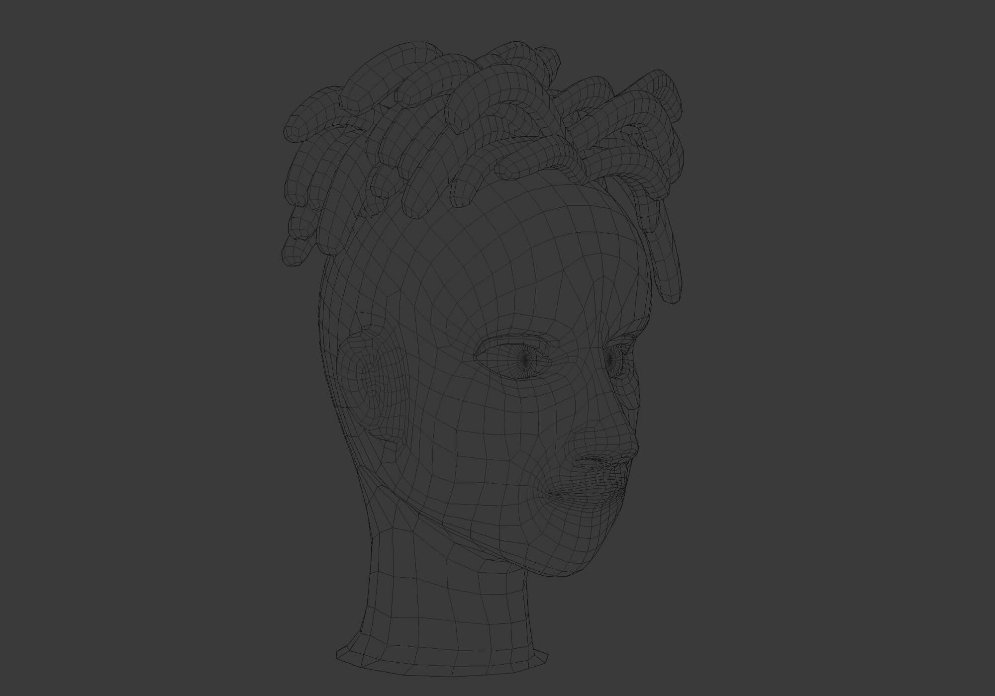 Chaotic Cartoon Hairstyle - 3D Model by nickianimations