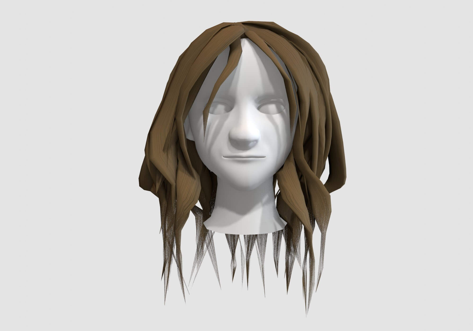 Chaotic Cartoon Hairstyle - 3D Model by nickianimations