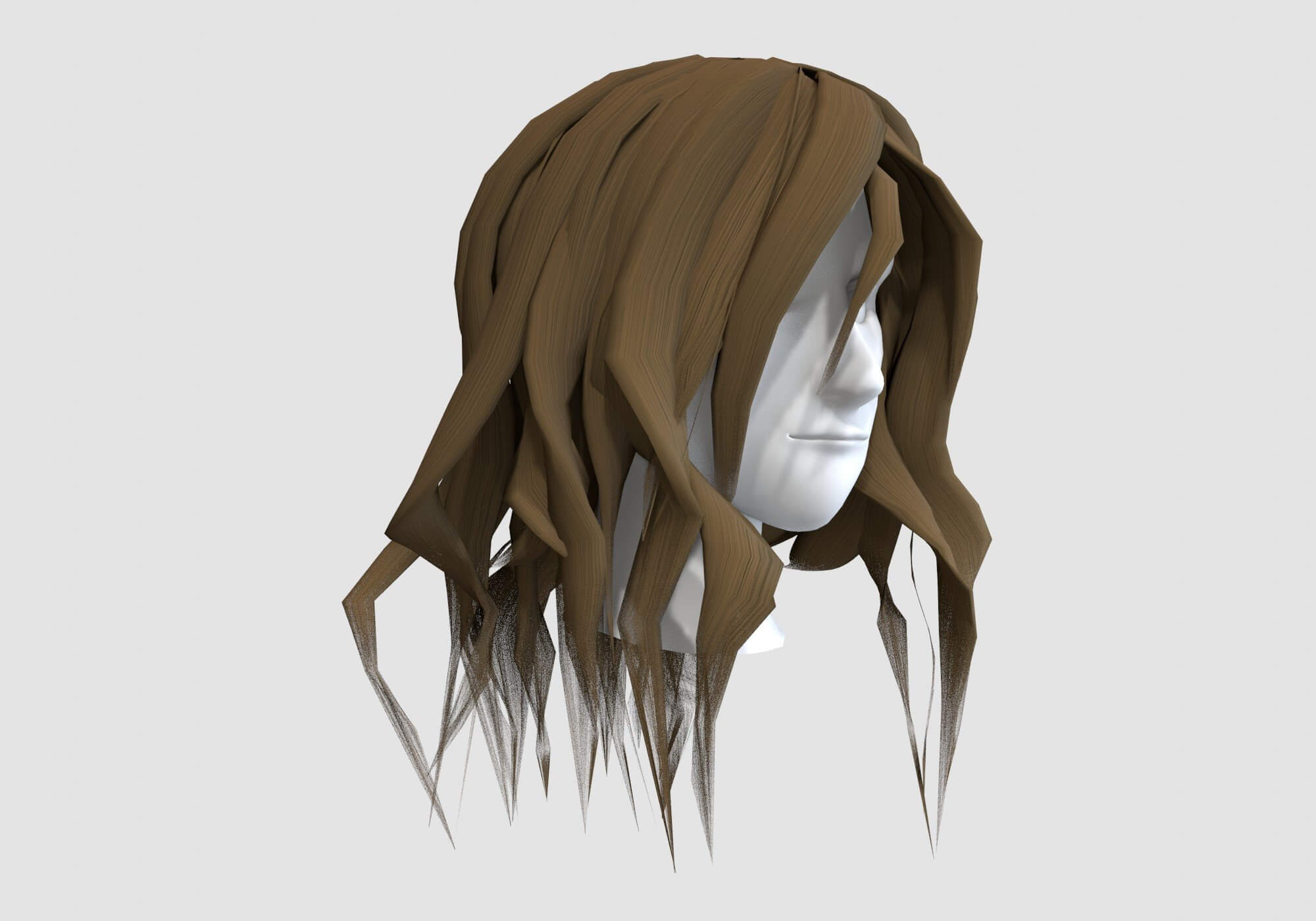 Chaotic Cartoon Hairstyle - 3D Model by nickianimations