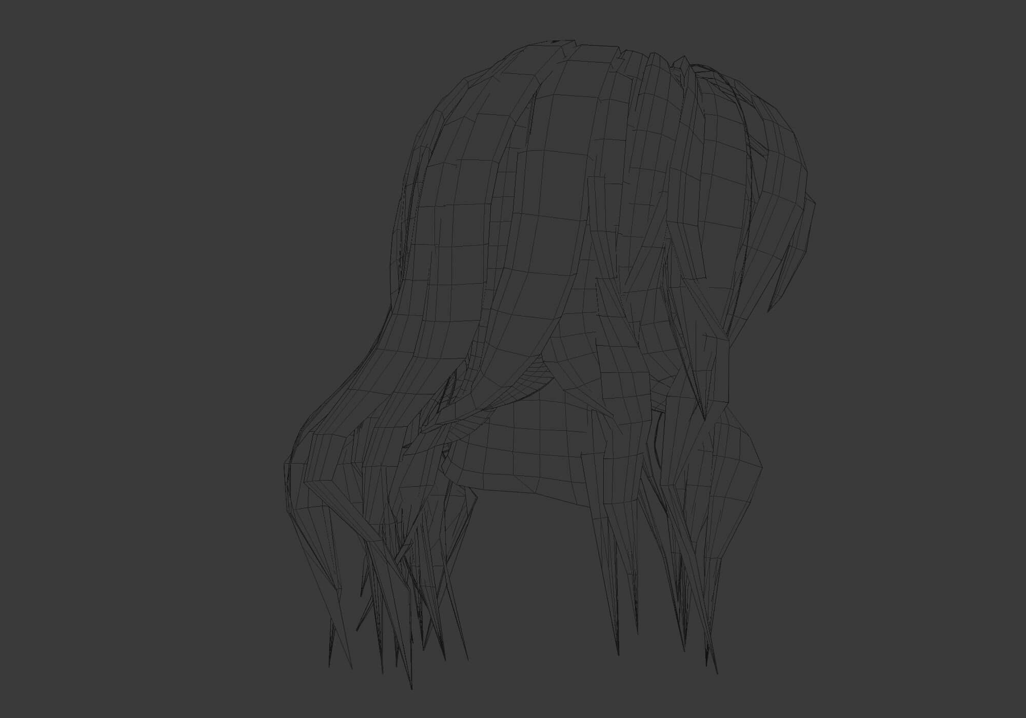 Chaotic Cartoon Hairstyle - 3D Model by nickianimations