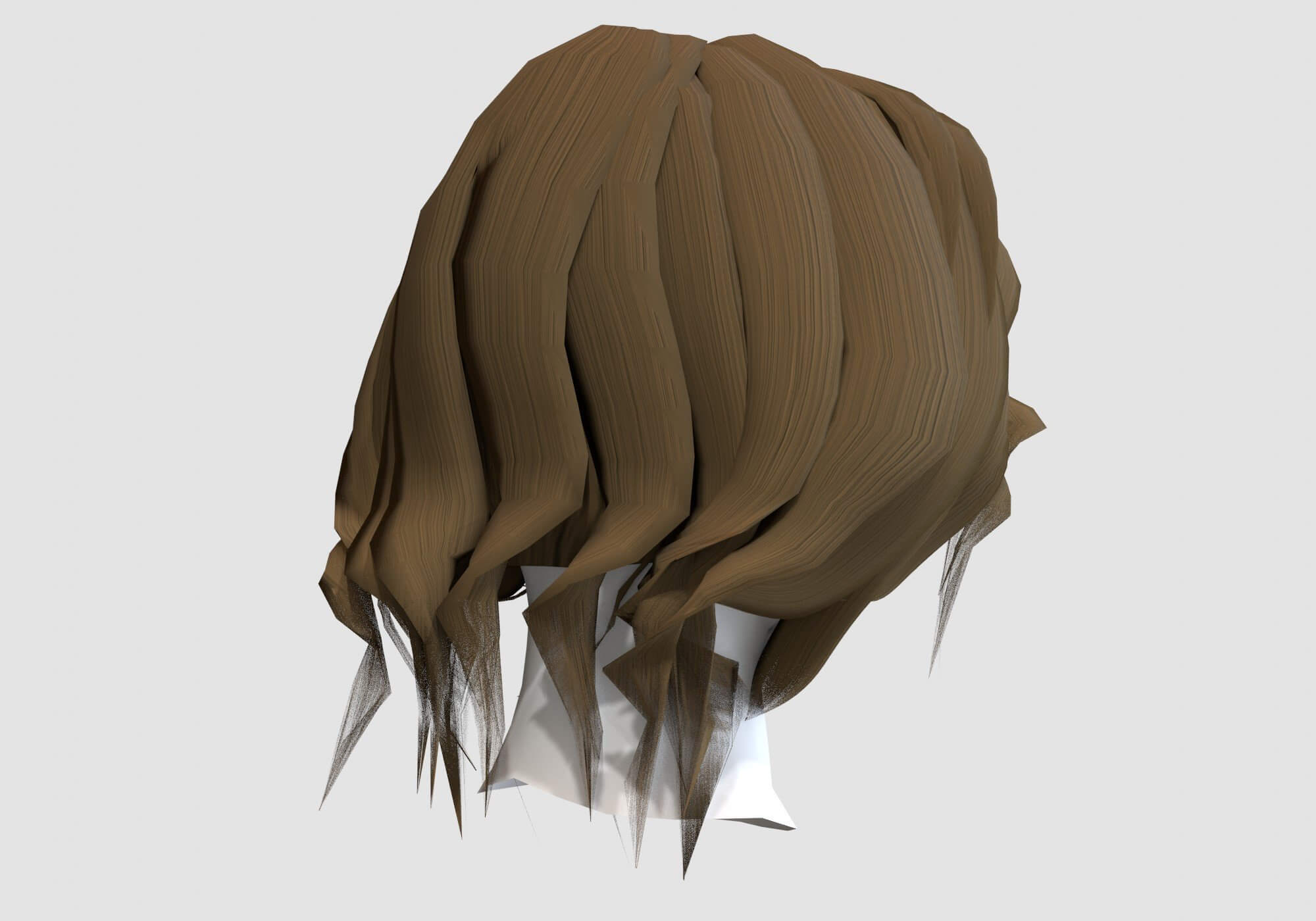 Chaotic Male Hairstyle - 3D Model by nickianimations