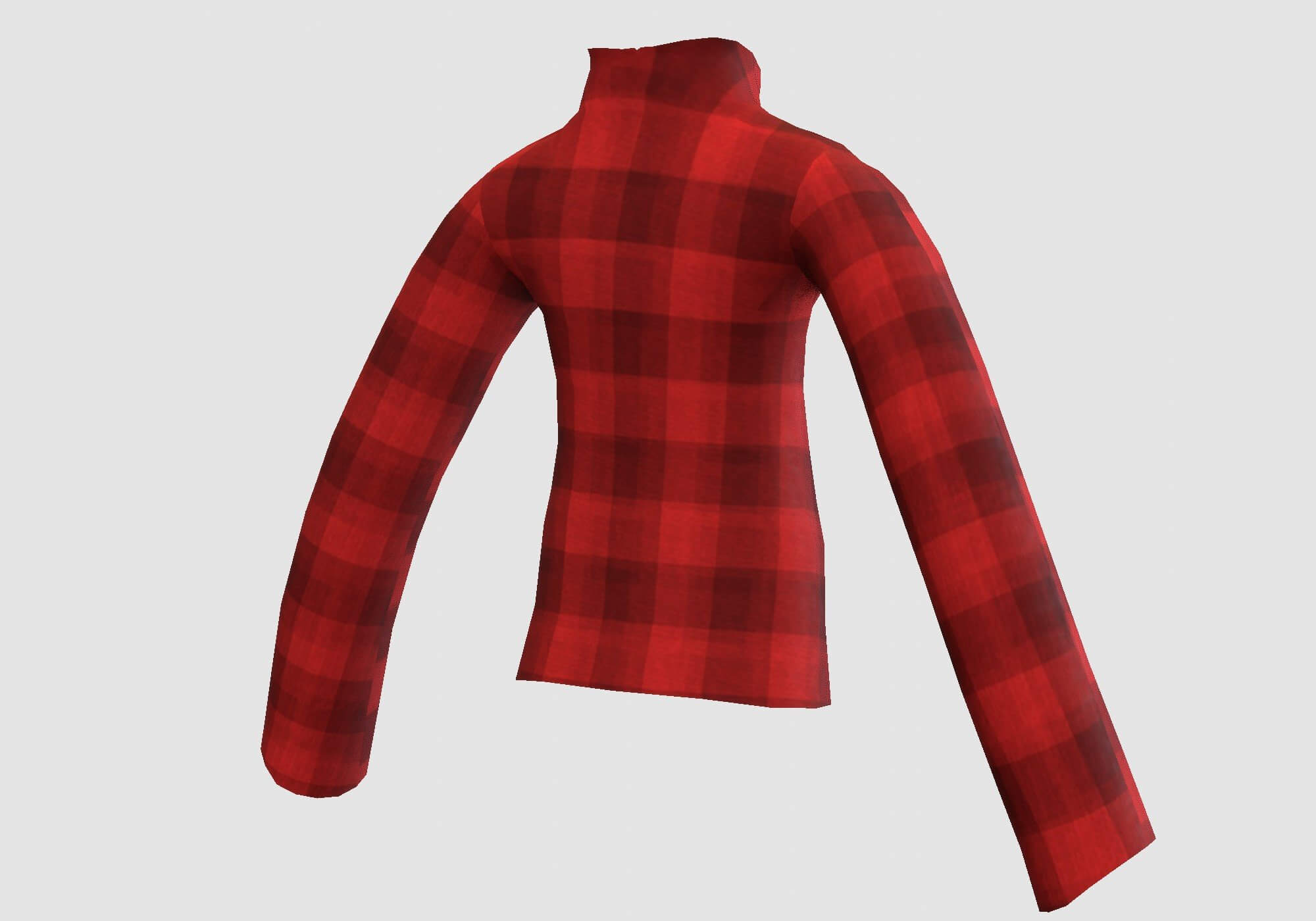 Checkered Cartoon Jacket - 3D Model by nickianimations