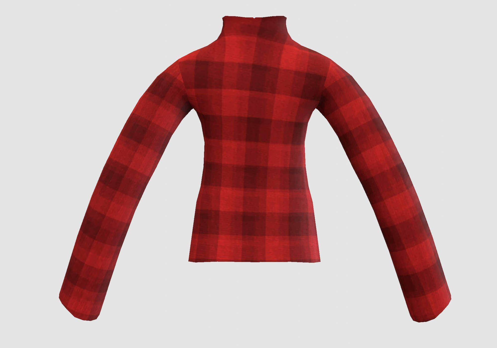 Checkered Cartoon Jacket - 3D Model by nickianimations