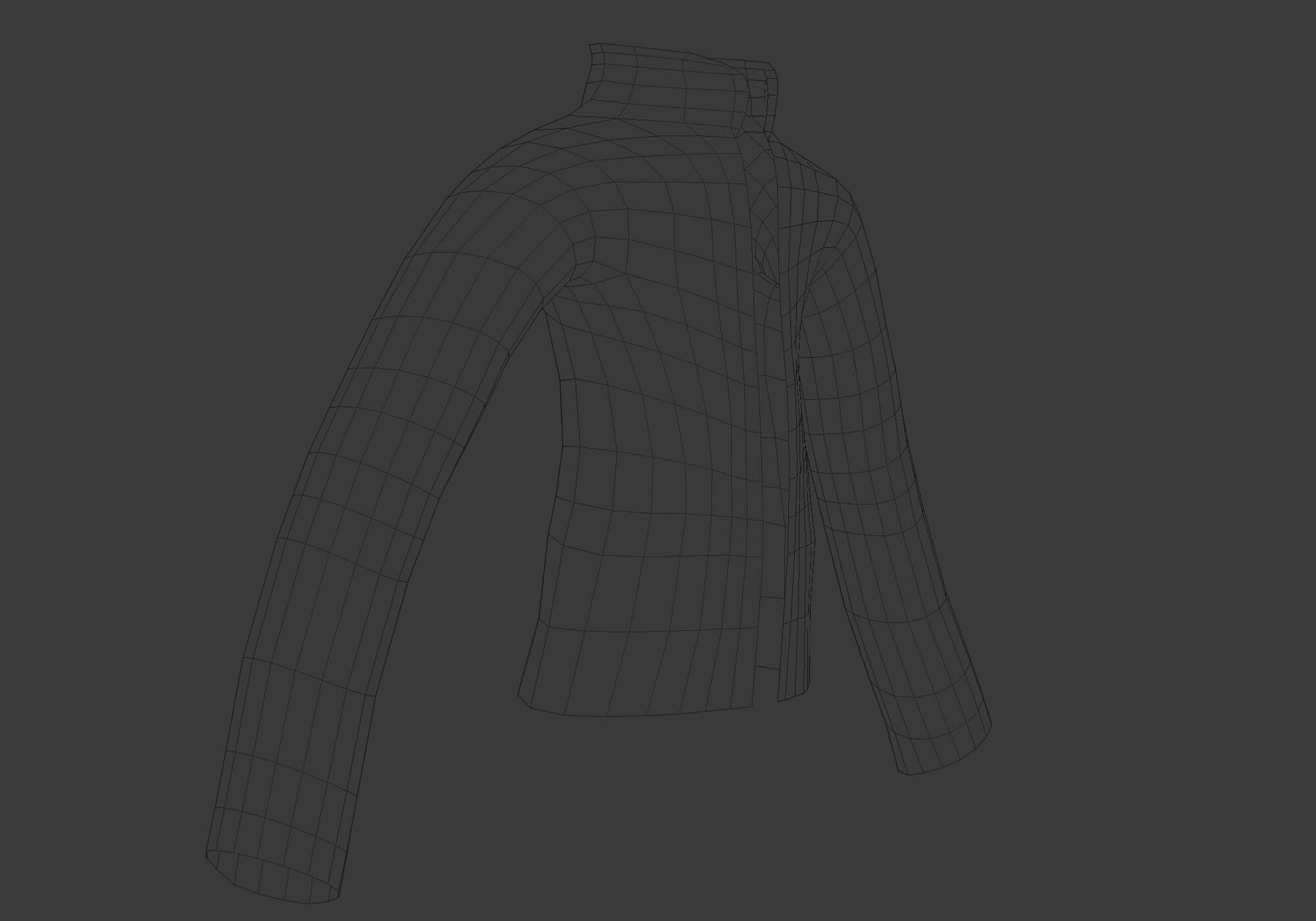 Checkered Cartoon Jacket - 3D Model by nickianimations