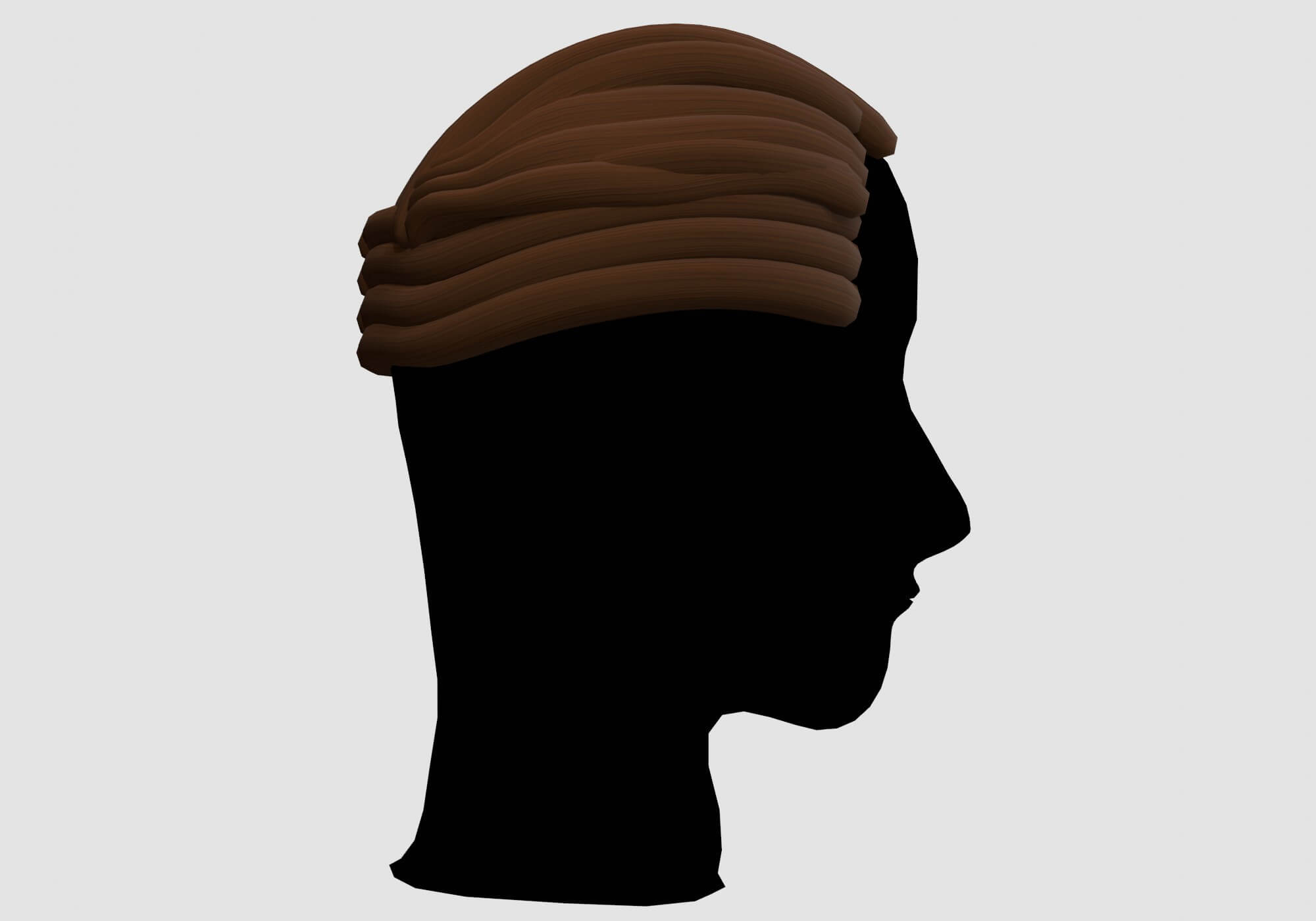 Chic Cartoon Hairstyle - 3D Model by nickianimations