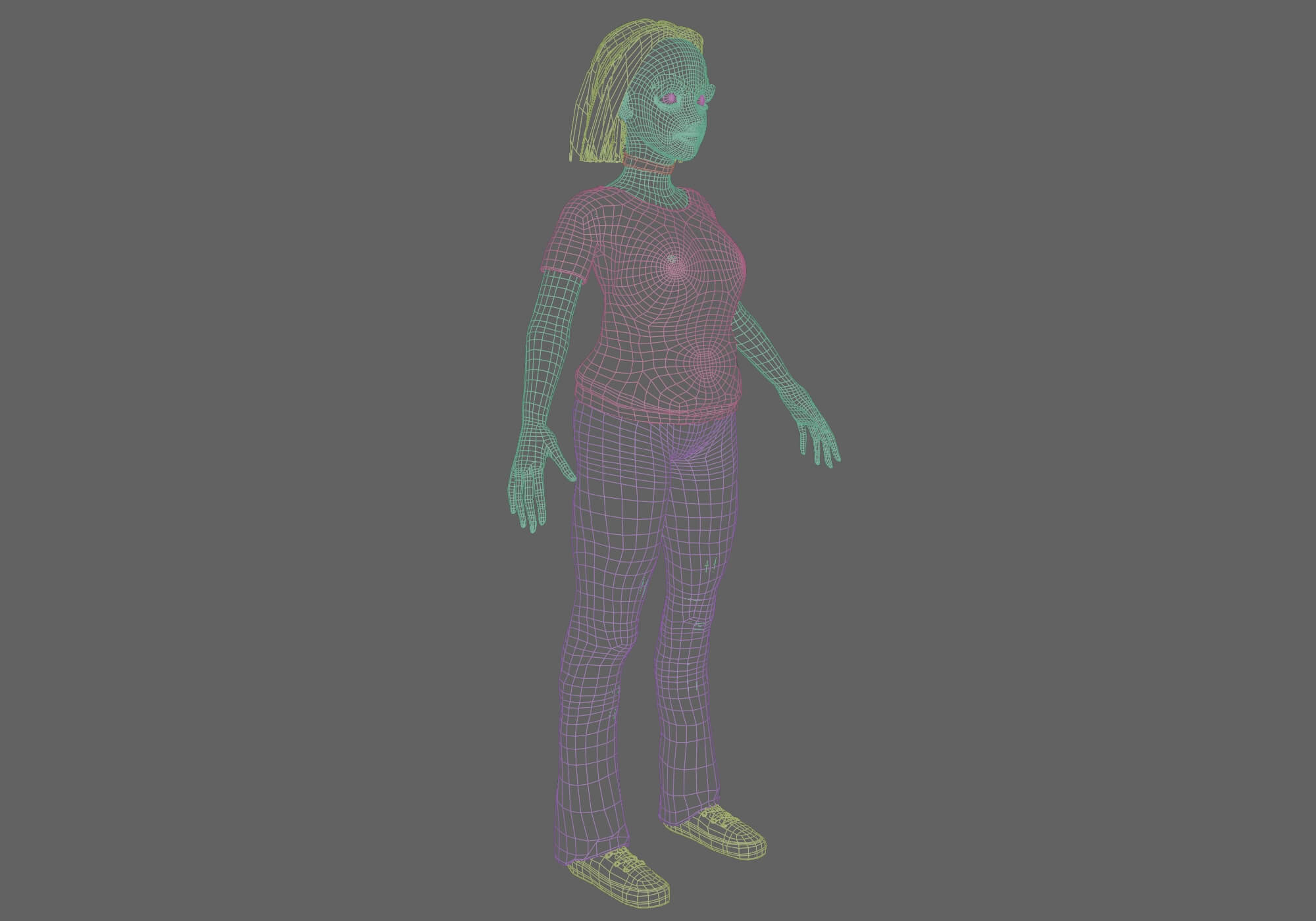 Classic Basic Woman V29079 - 3D Model by nickianimations