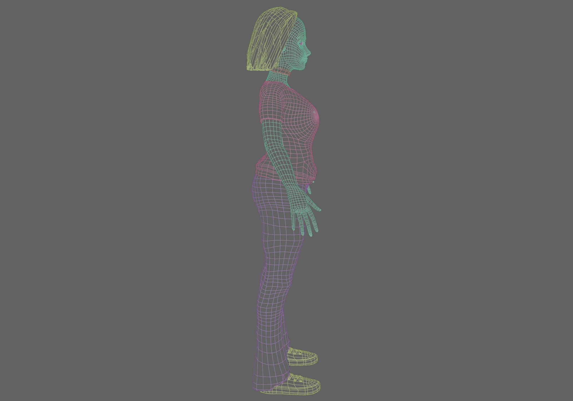 Classic Basic Woman V29079 - 3D Model by nickianimations