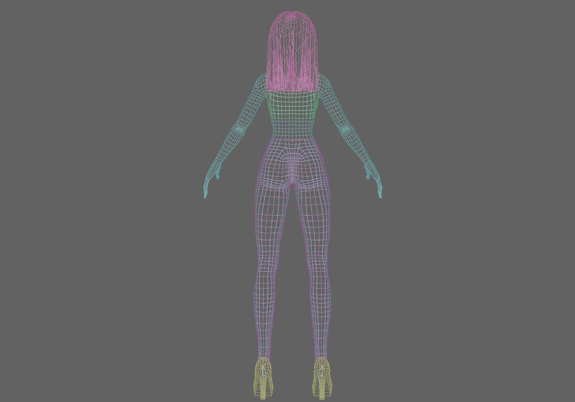 Classic Cute Girl V27347 - 3D Model by nickianimations