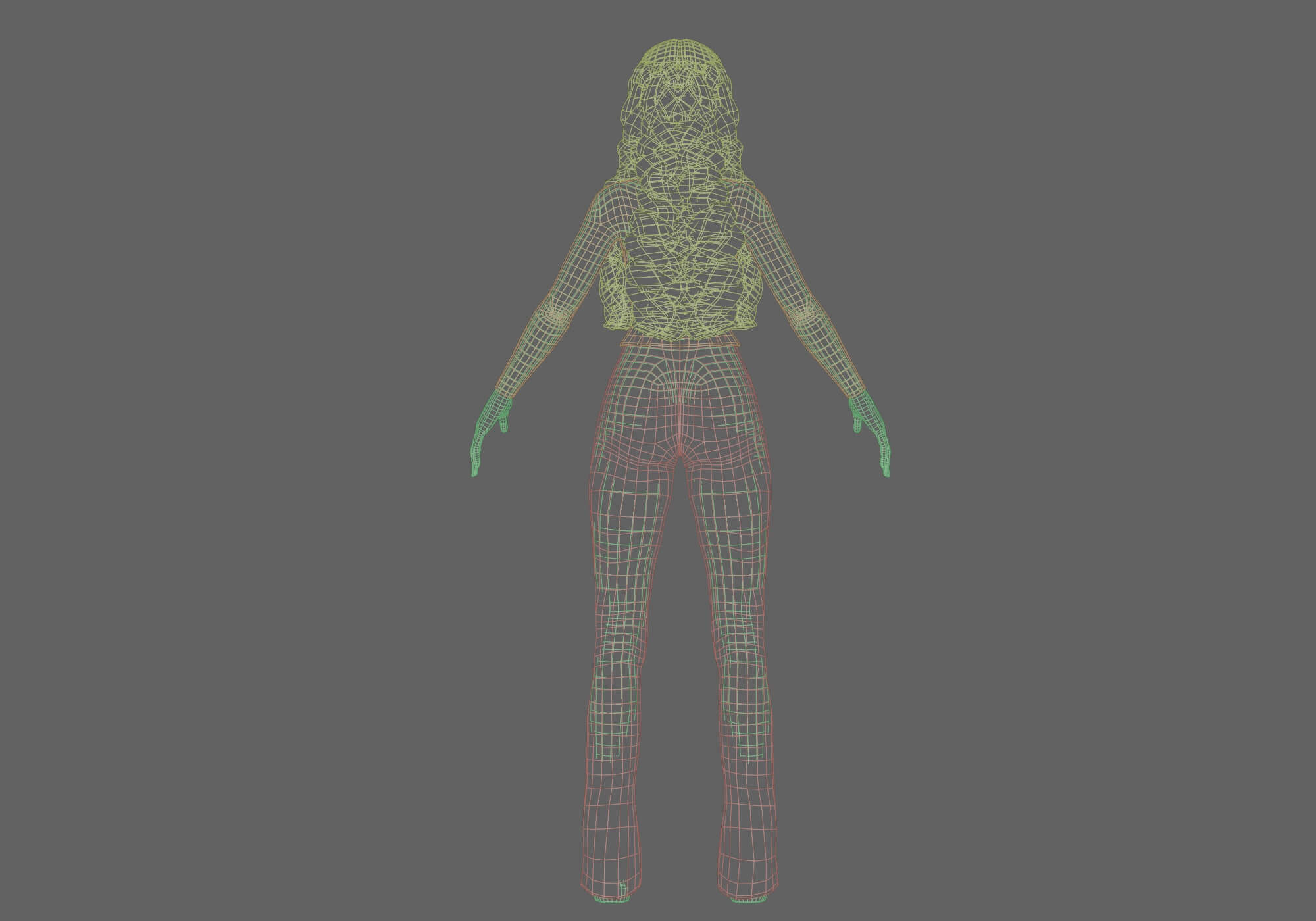Cool Basic Girl V33601 - 3D Model by nickianimations