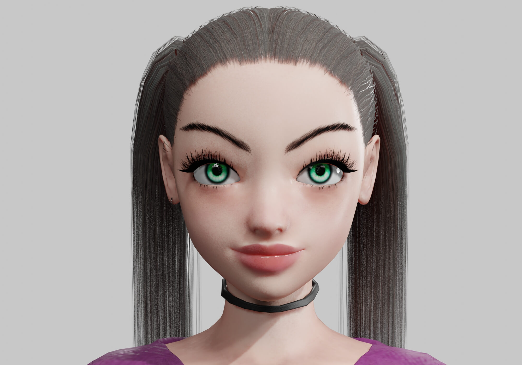 Cool Basic Woman V17464 - 3D Model by nickianimations