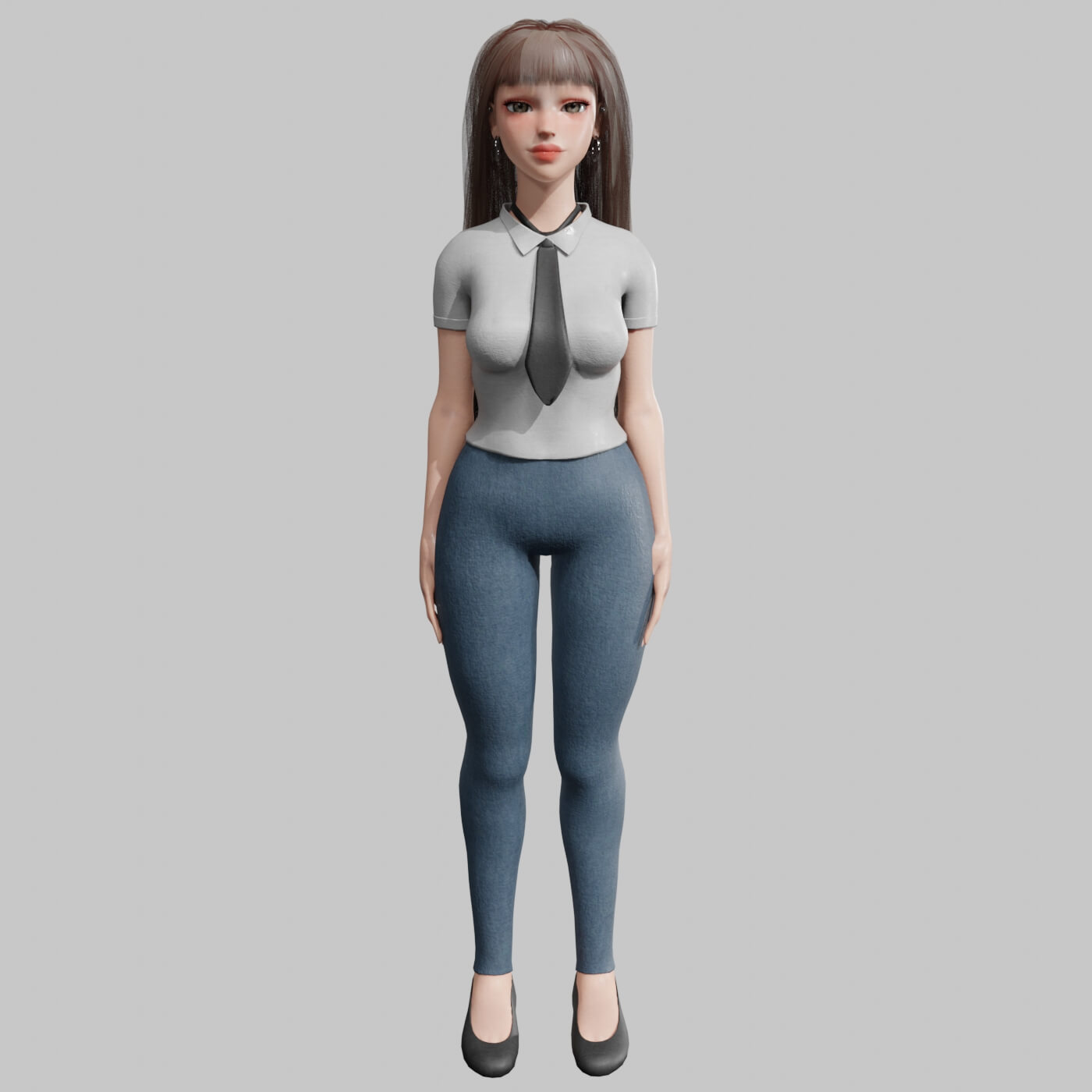 Cool Cute Woman V31314 - 3D Model by nickianimations