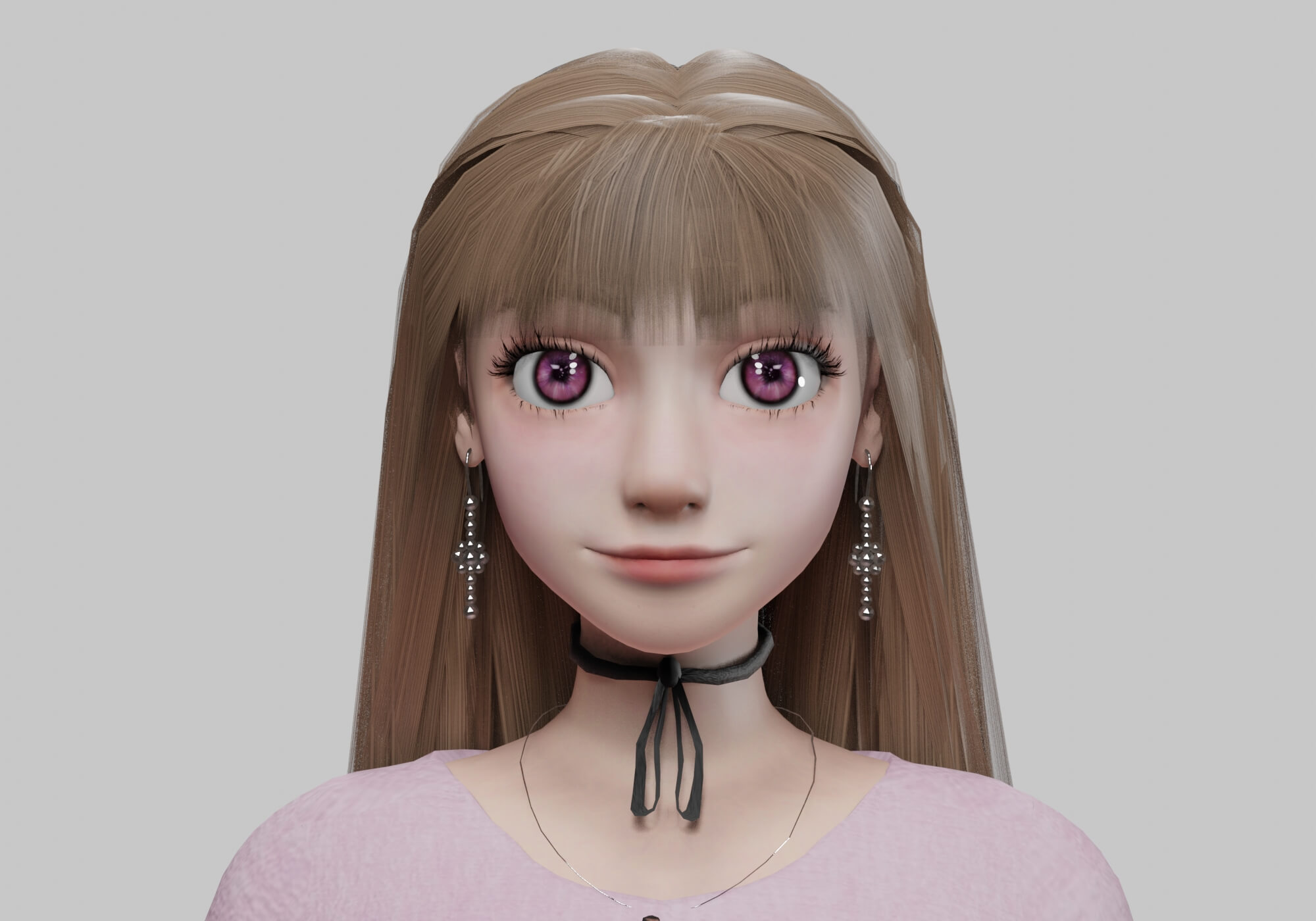 Cool Cute Woman V34297 - 3D Model by nickianimations