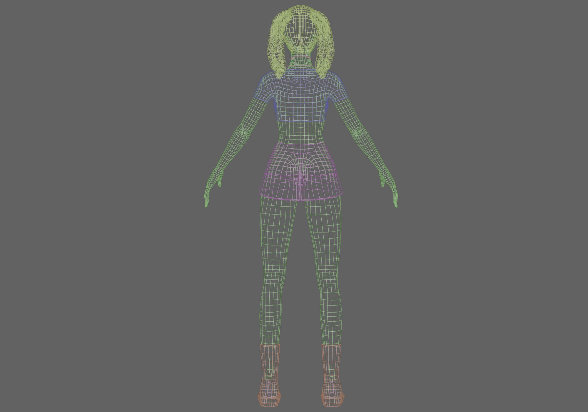 Cool Cute Woman V38918 - 3D Model by nickianimations