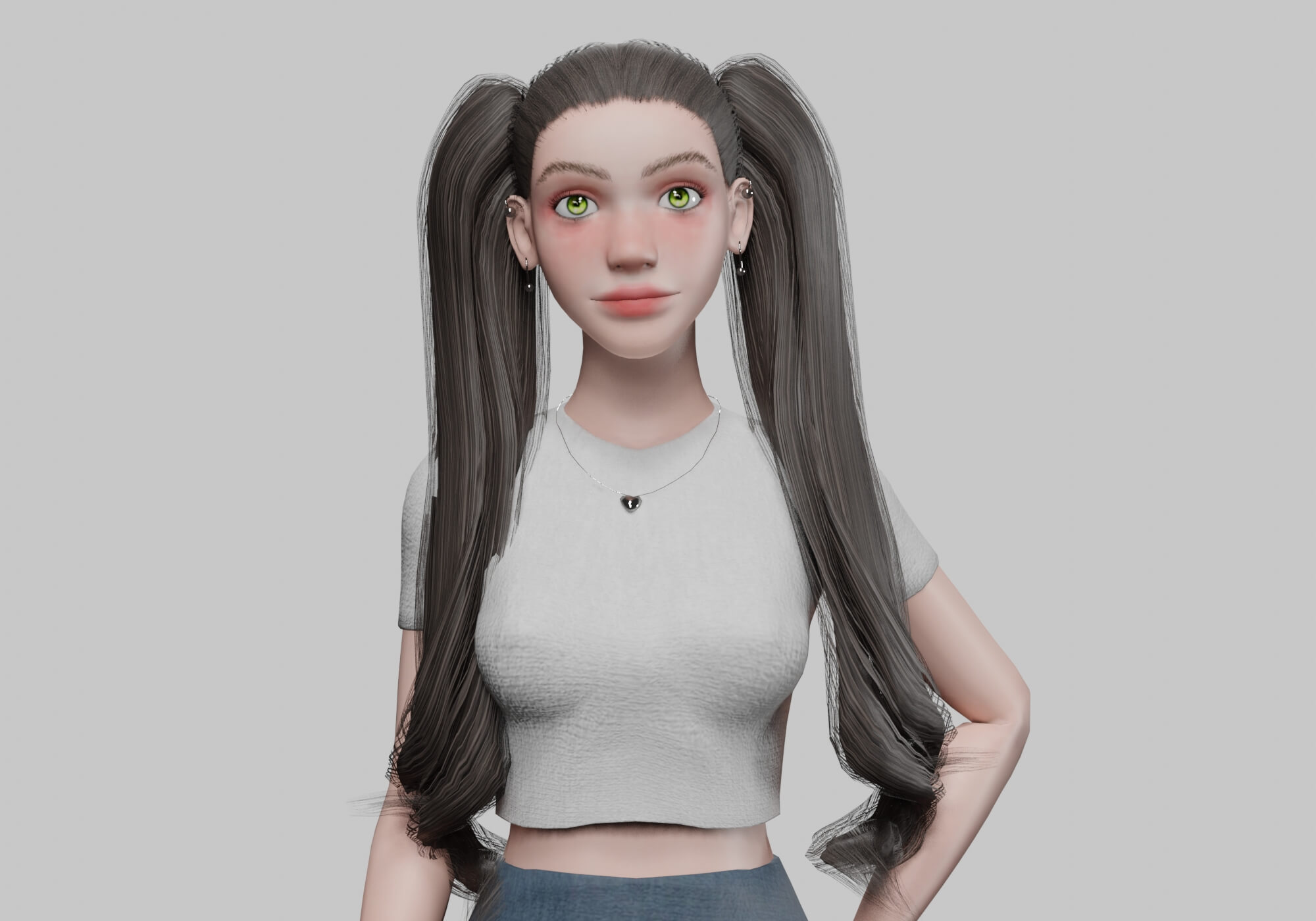 Cool Pretty Woman V32612 - 3D Model by nickianimations